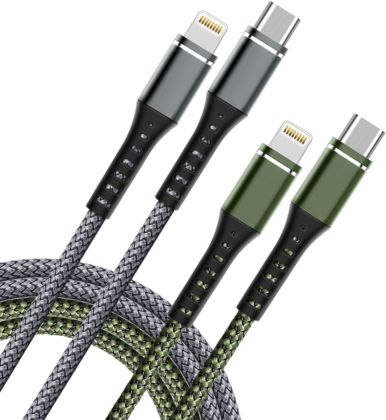 Amazon.com: DFLASHS USB C to Lightning Cable 2 Pack 6FT iPhone Cable ...