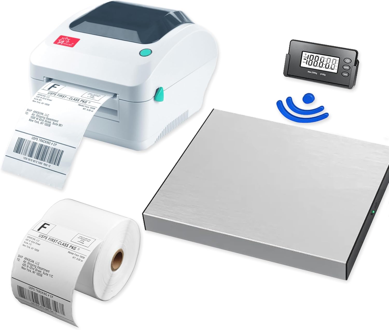 Amazon.com : Arkscan 2054A USB + LAN/Ethernet Thermal Shipping Label ...