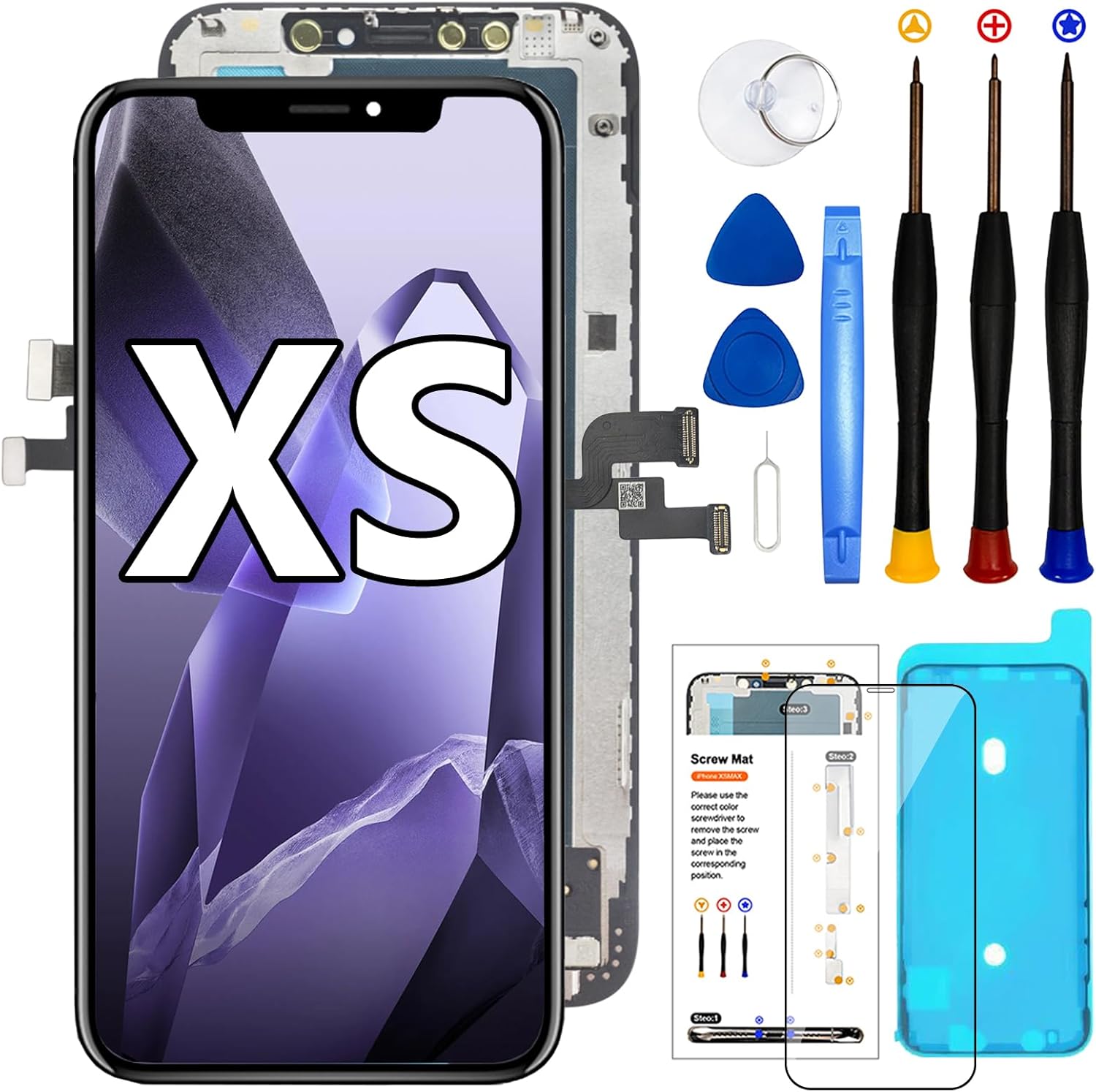 Amazon.com: for iPhone Xs Screen Replacement 5.8 inch, 3D Touch LCD ...