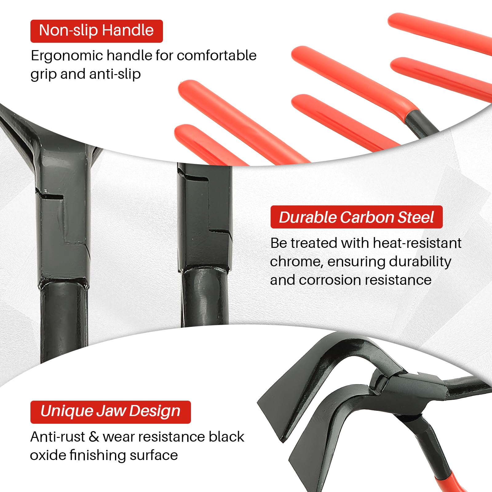 Snapklik.com : 3-Piece Hand Seamers Sheet Metal Tools Set, Sheet Metal ...