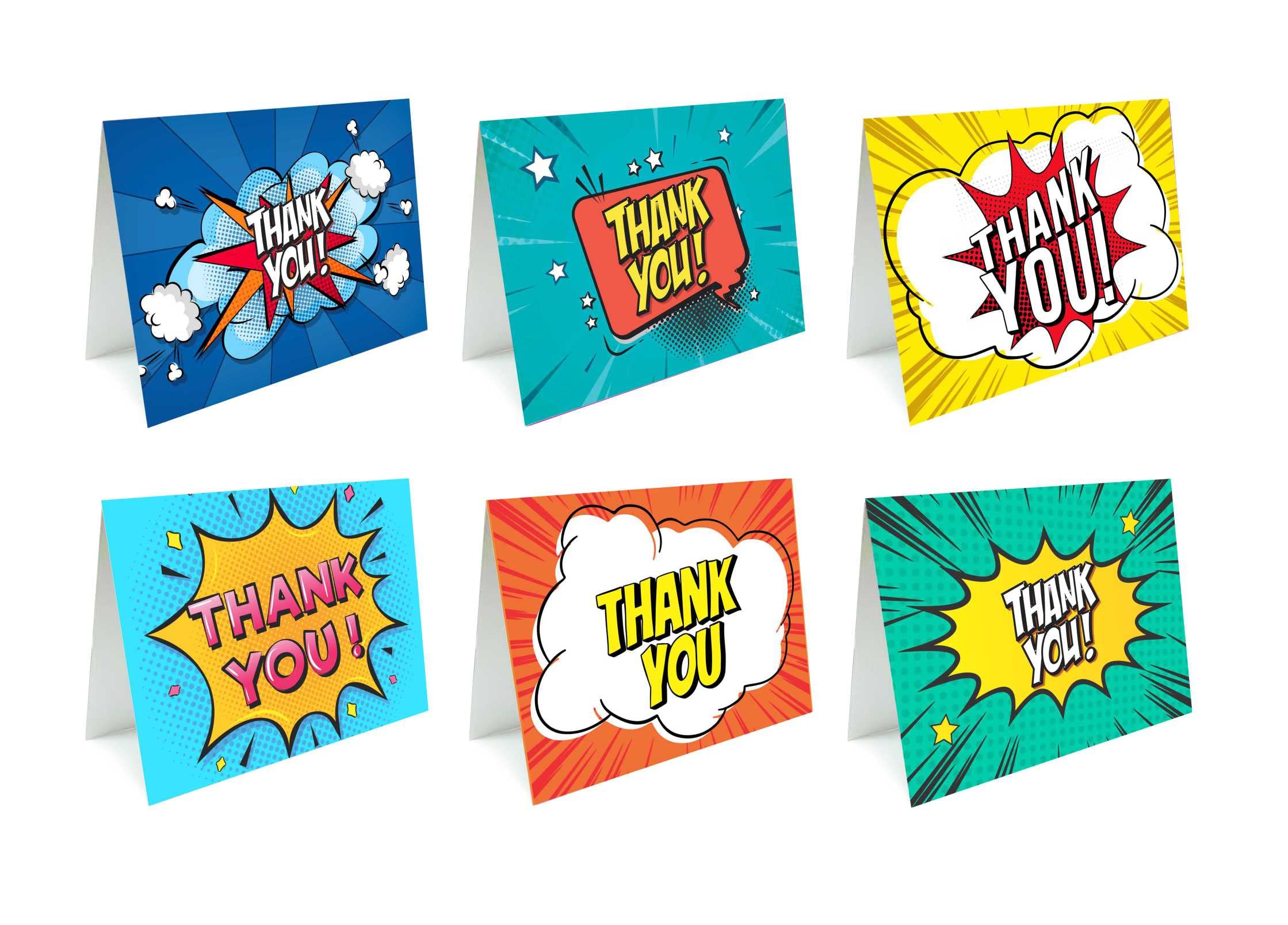 Svm Craft Thank You Comic Greeting Card 1 Mini Note | Desertcart EGYPT