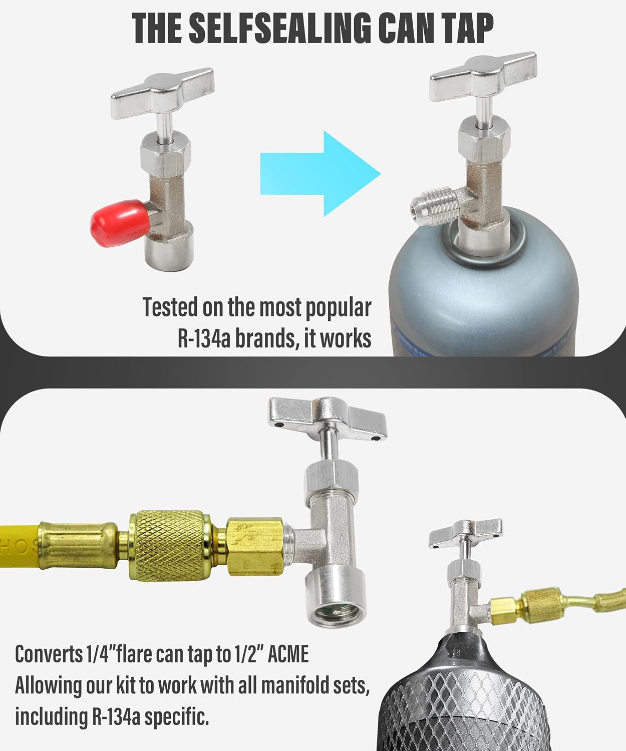 YAKEFLY R134a Can Tap,AC Freon Can Tap Kit for Australia | Ubuy