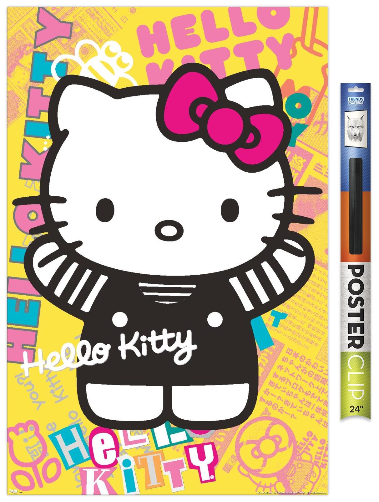 Amazon.com: Trends International Hello Kitty - Colorful Wall Poster, 22 ...