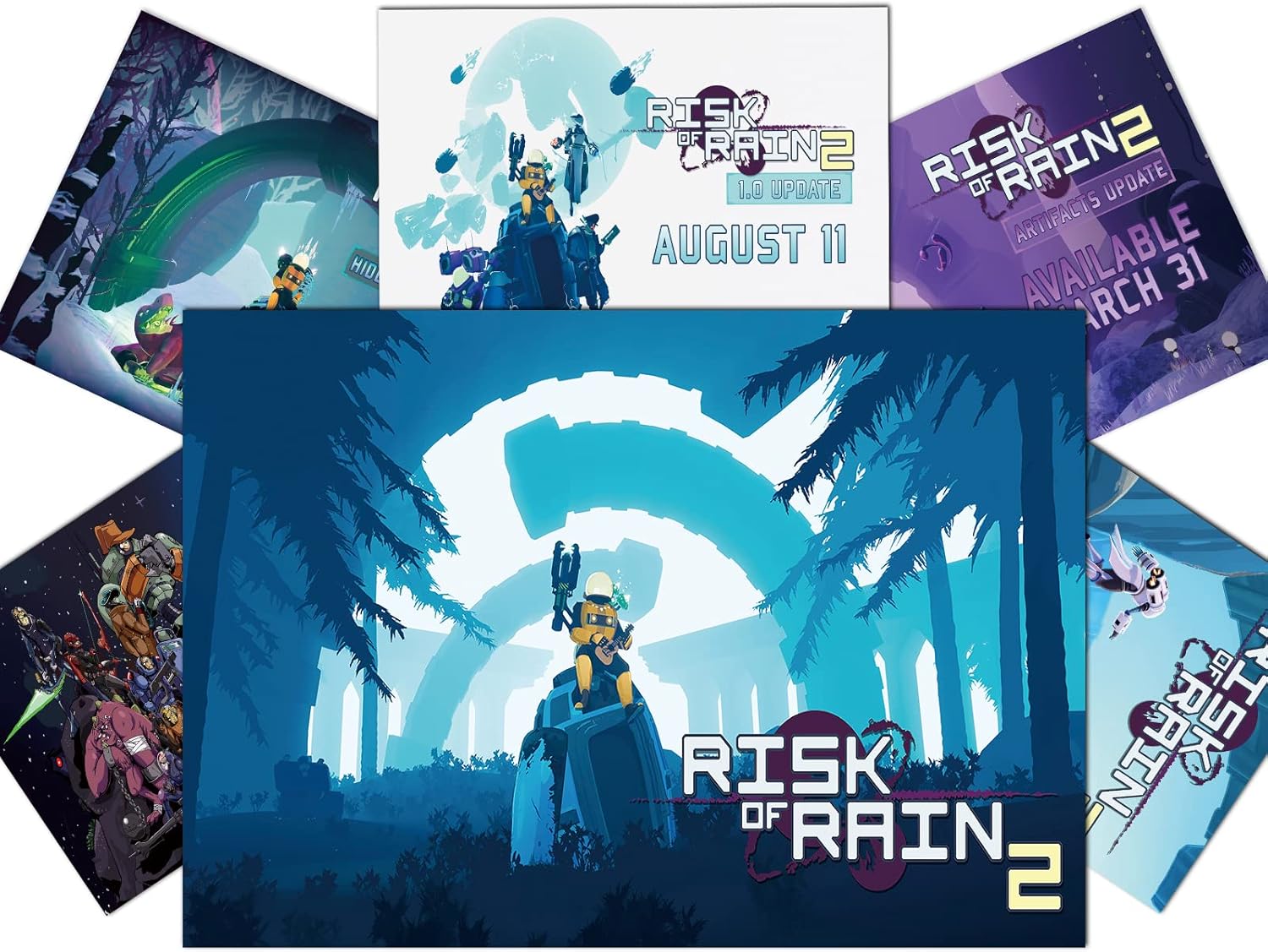 Amazon.com: Risk of Rain 2 Poster Wall Decor Room Aesthetics Cool Art ...