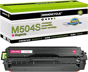 Amazon.com: greencycle 1 Pack Compatible Magenta Toner Cartridge Replacement for Samsung CLT ...