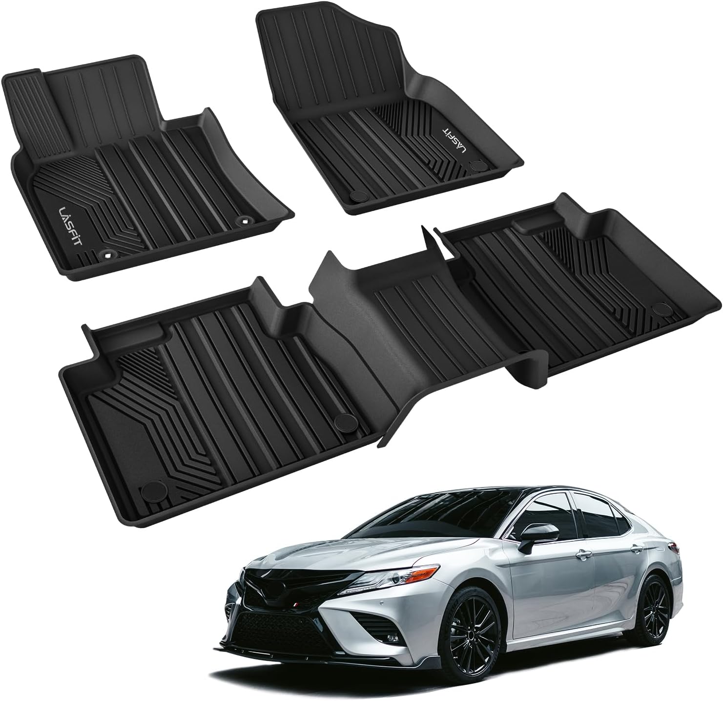 LASFIT Floor Mats Fit for 2018-2023 Toyota Camry, FWD Only (Not Fit for ...