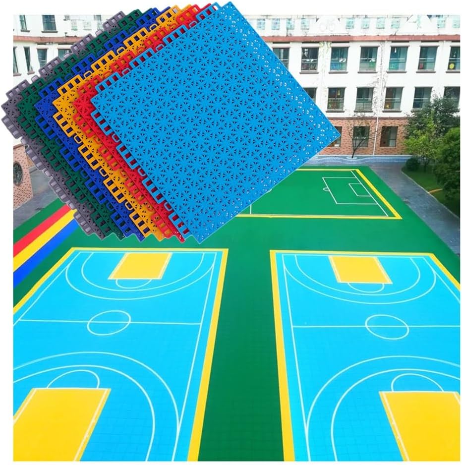 1Ft Basketball Court Outdoor PP Sports Flooring Tiles, with Drainage ...