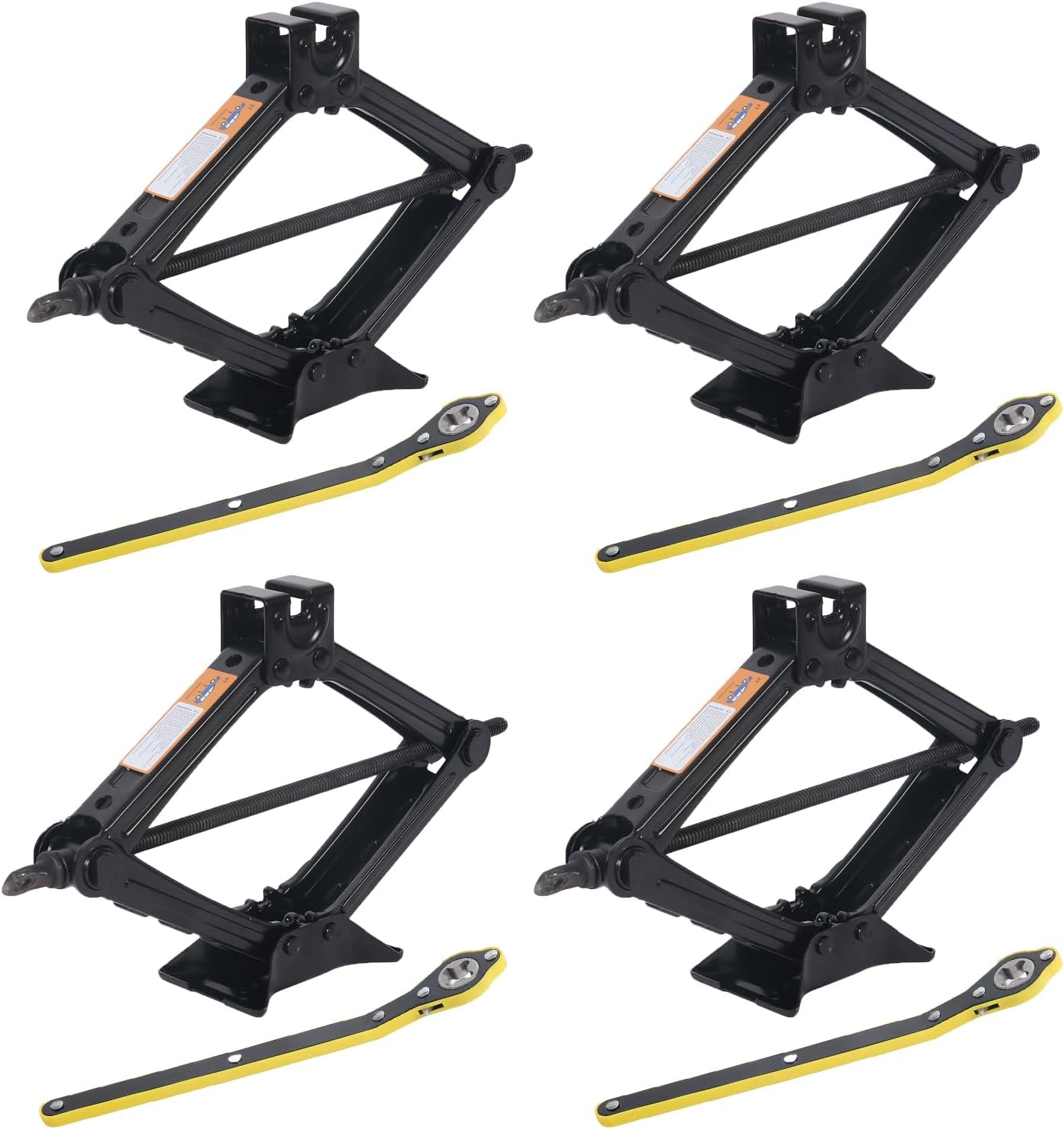 Amazon.com: TFONSIGI Car Jack Kit 4 Pack, Scissor Jack for Cars 2 Ton ...