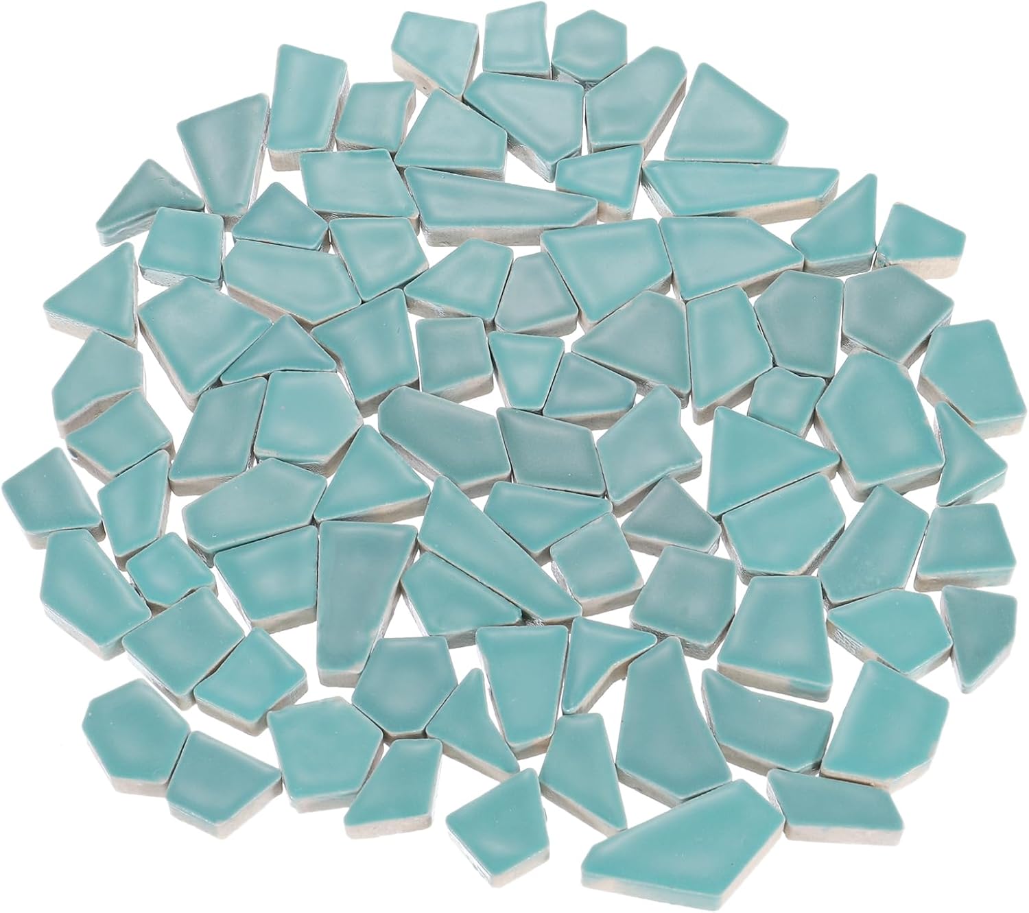 Amazon.com: uxcell 500g/1.1LB Irregular Ceramics Mosaic Tiles, 1.3-2 cm ...