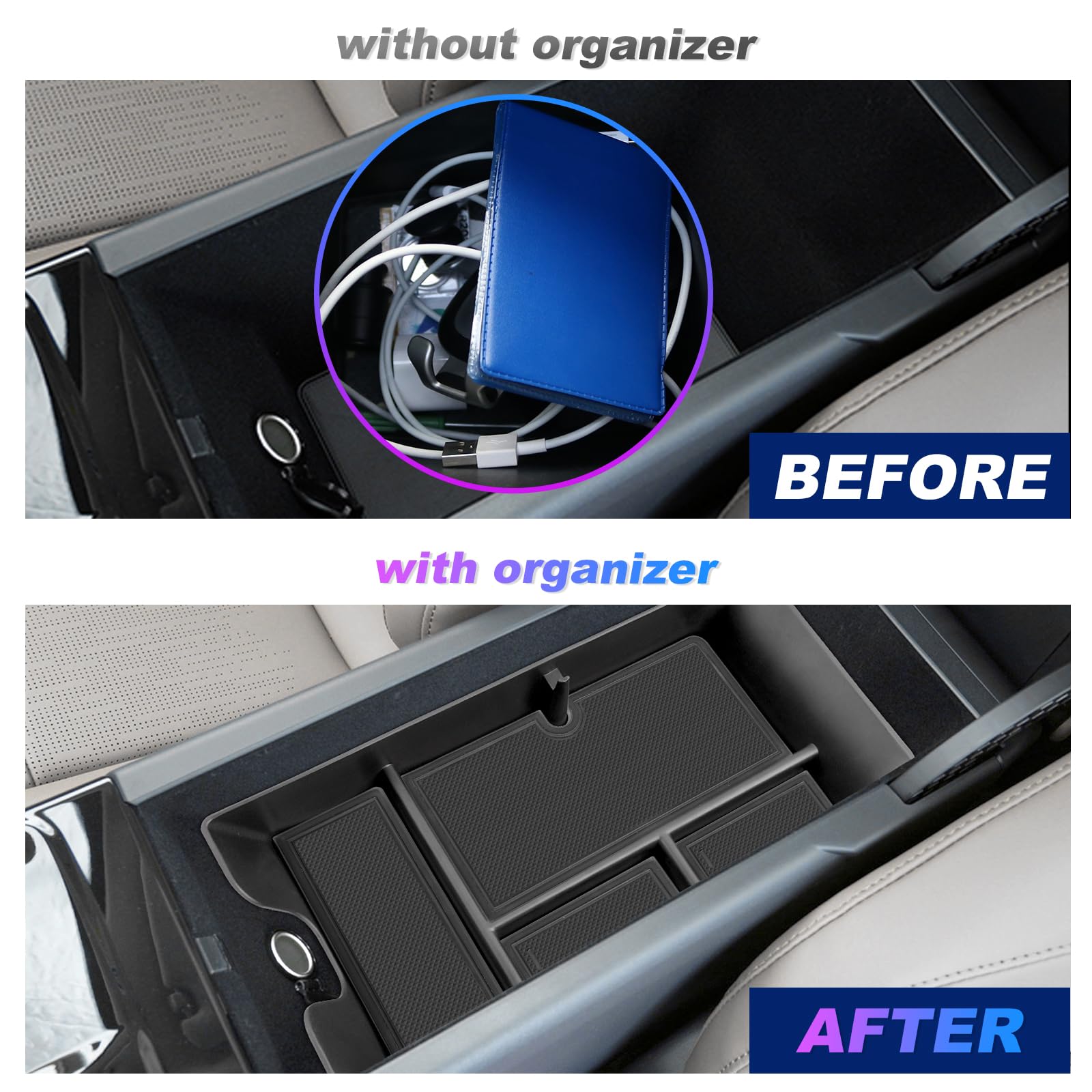 Snapklik.com : For 2025 Toyota Camry Center Console Organizer For ...