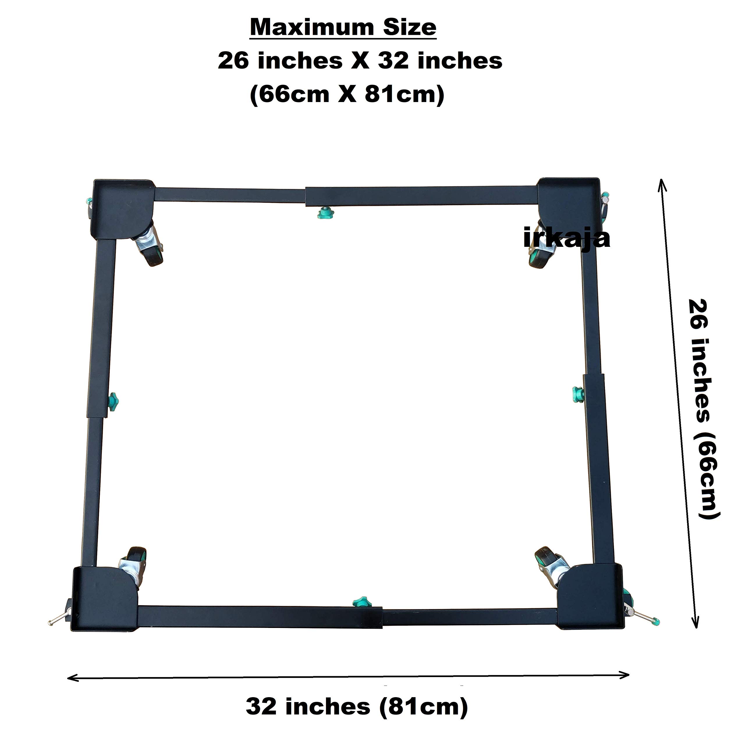Buy Irkaja Front & Top Loading Washer/Washing Machine Trolley & Stand ...