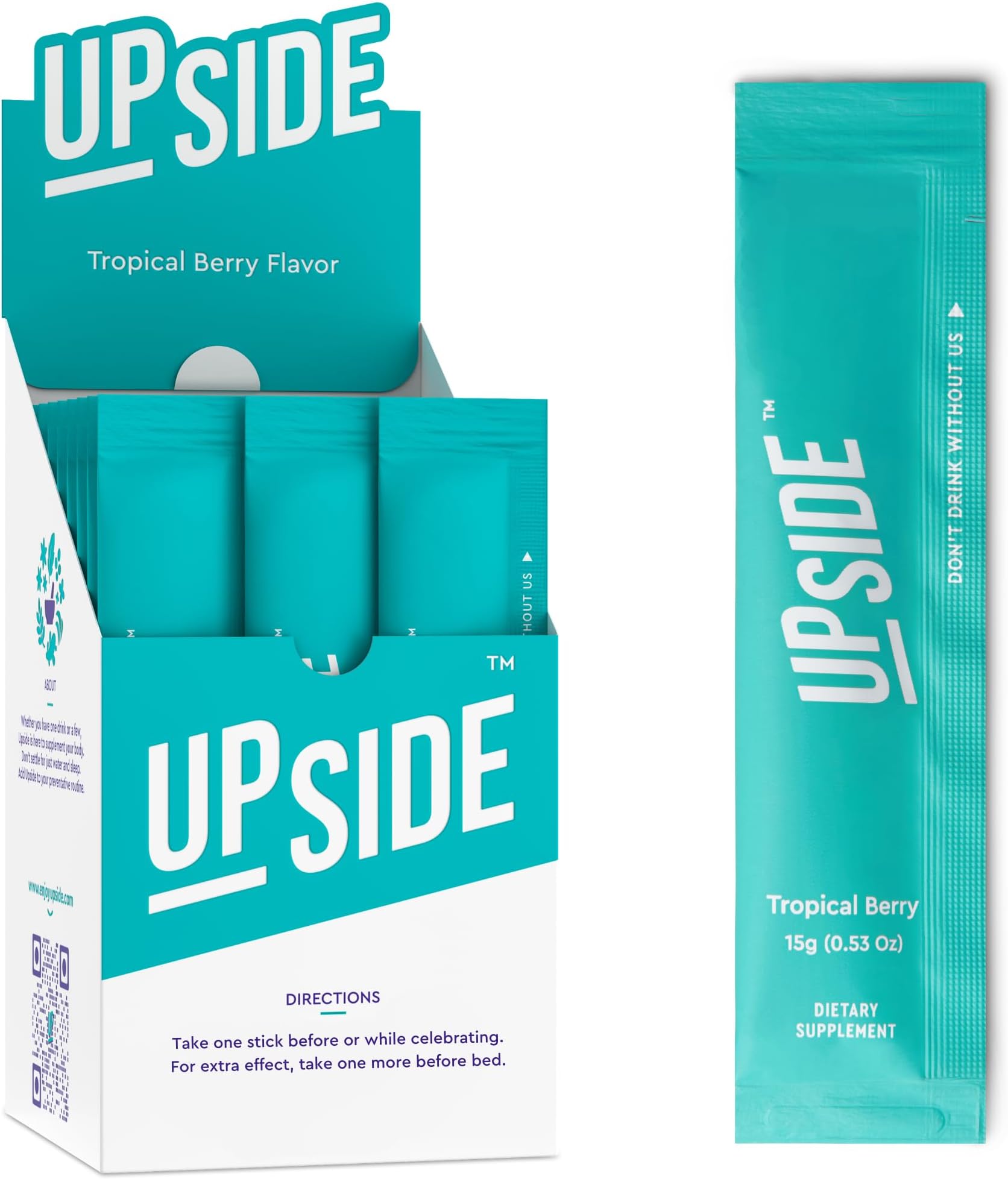 Amazon.com: UPSIDE Pre-Celebration Vitamin Jelly Sticks | Natural ...
