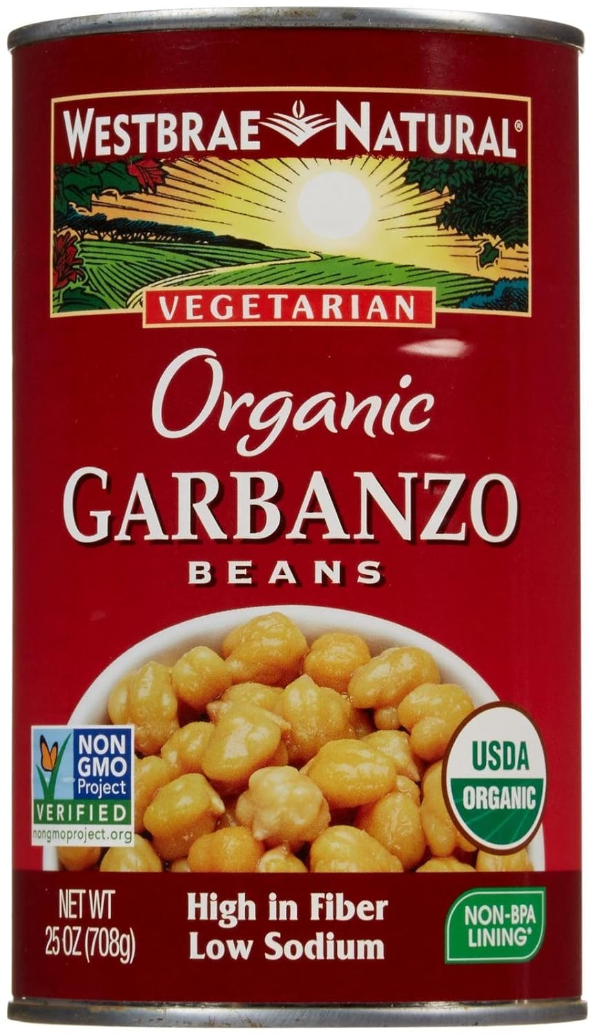 Amazon.com : Westbrae Organic Garbanzo Beans-25 oz : Grocery & Gourmet Food