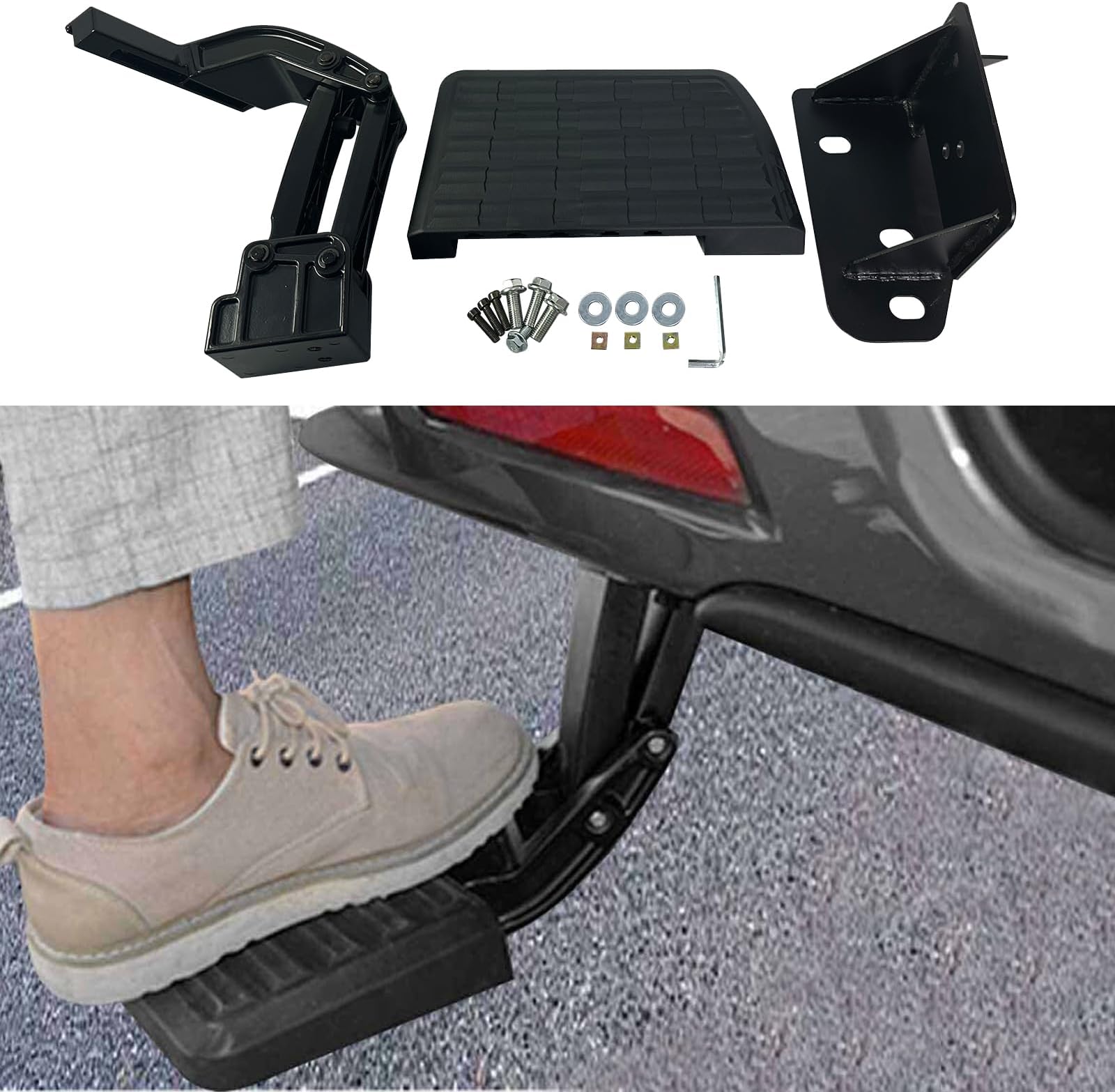 Amazon.com: BST BSSP Rear Bed Step Tailgate Bedstep Compatible with ...