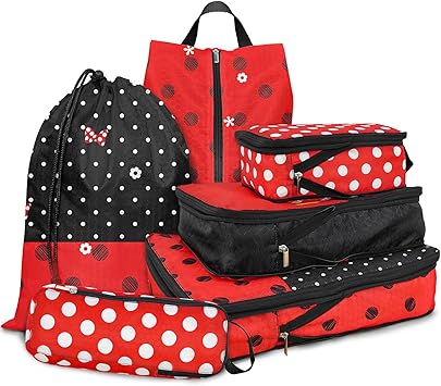 Amazon.com: 6 Set Compression Packing Cubes Compressed Storage Bags for ...