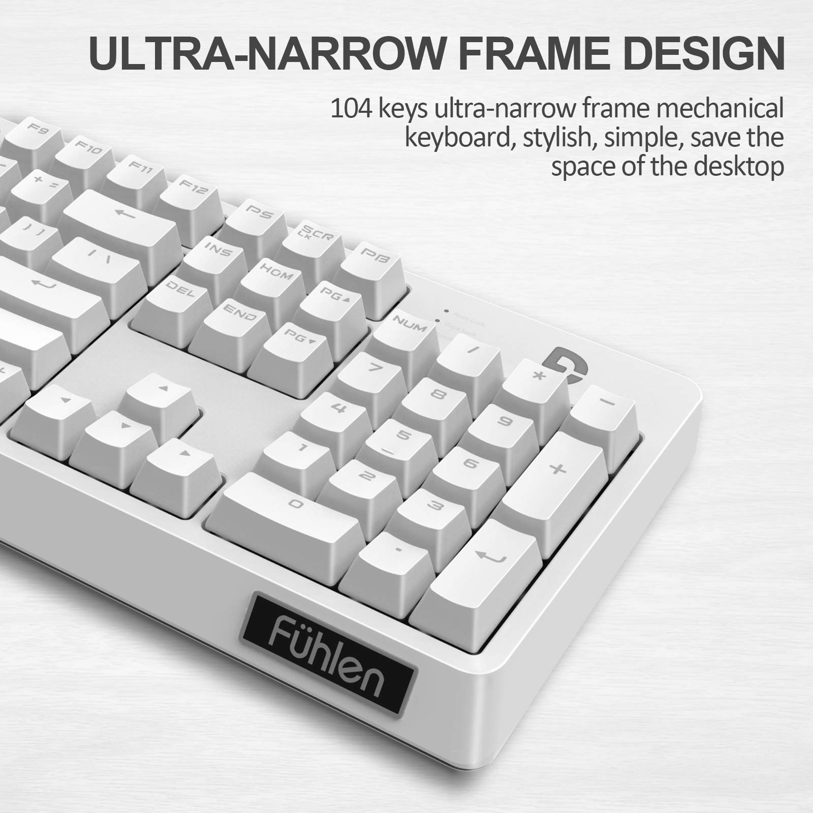 Buy FUHLEN G900S Lite Mechanical Gaming Keyboard, 104 Keys Wired ...