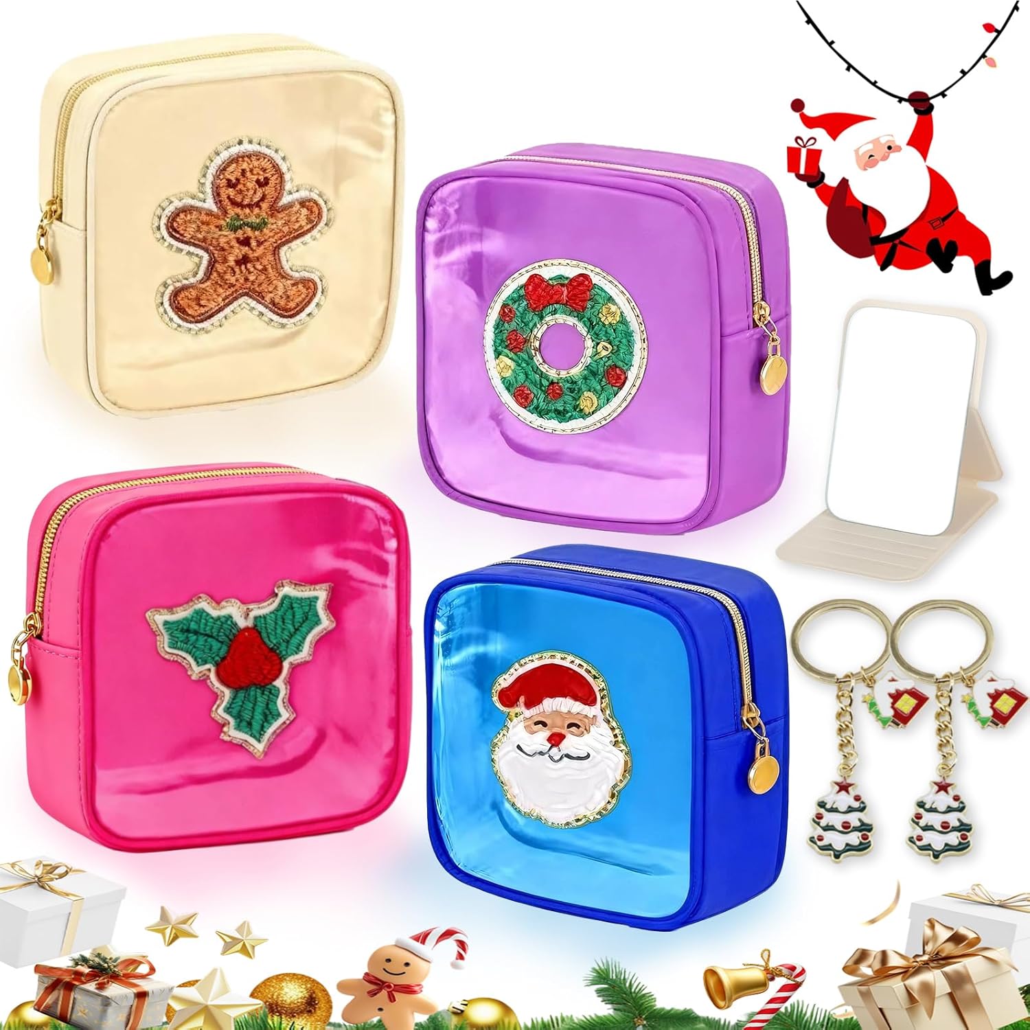 Amazon.com: Kaleluv 2026 New Christmas Mini Zippered Pouch, 12 Pack ...