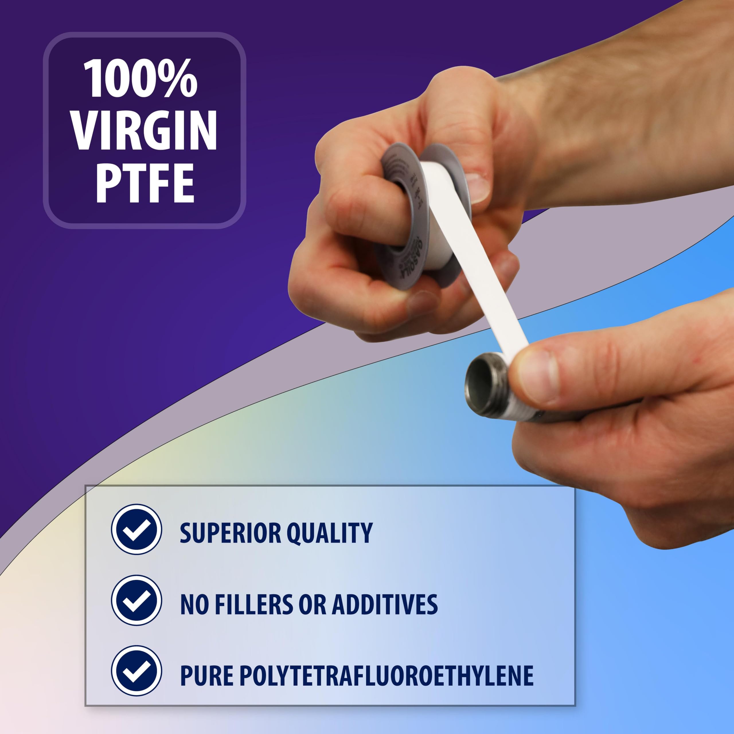 Snapklik.com : PTFE Thread Seal Tape Professional-Grade, 1/2 Inch X 260 ...