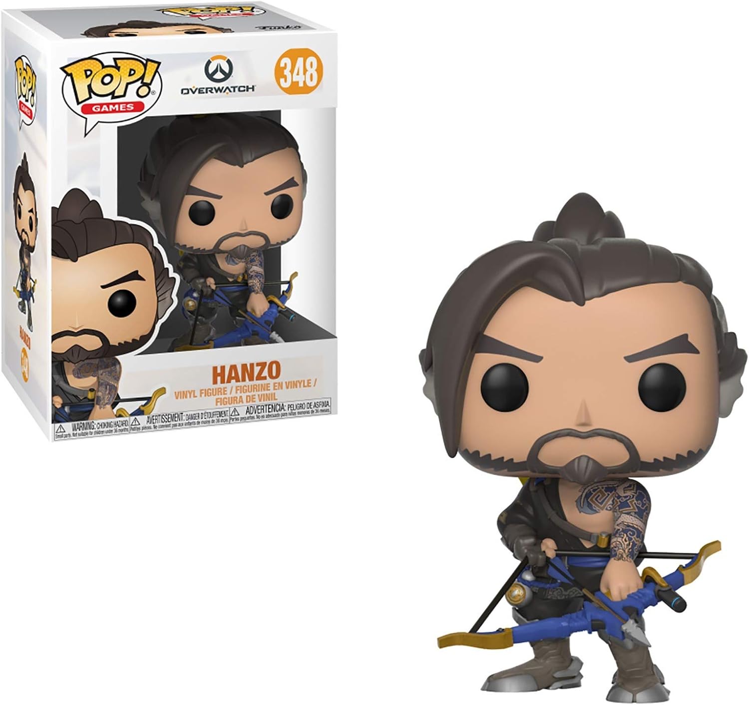 Amazon.com: Funko Pop Games: Overwatch - Hanzo Collectible Figure ...