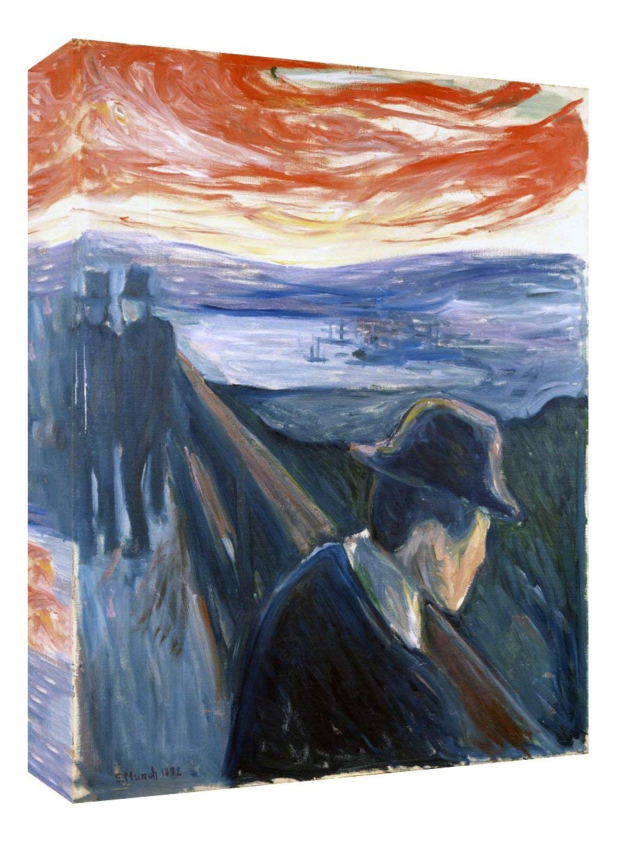 Tallenge - Edvard Munch - Sick Mood at Sunset, Despair - Medium Gallery ...
