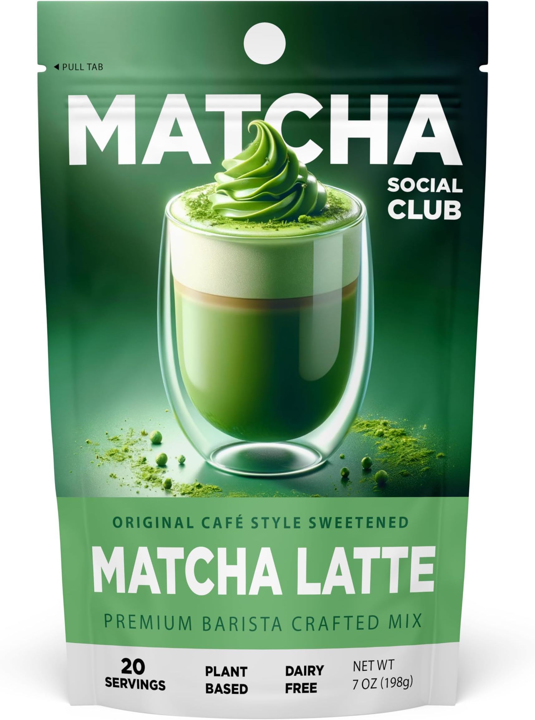Amazon.com: Matcha Social Club - Premium Barista Matcha Latte Mix ...