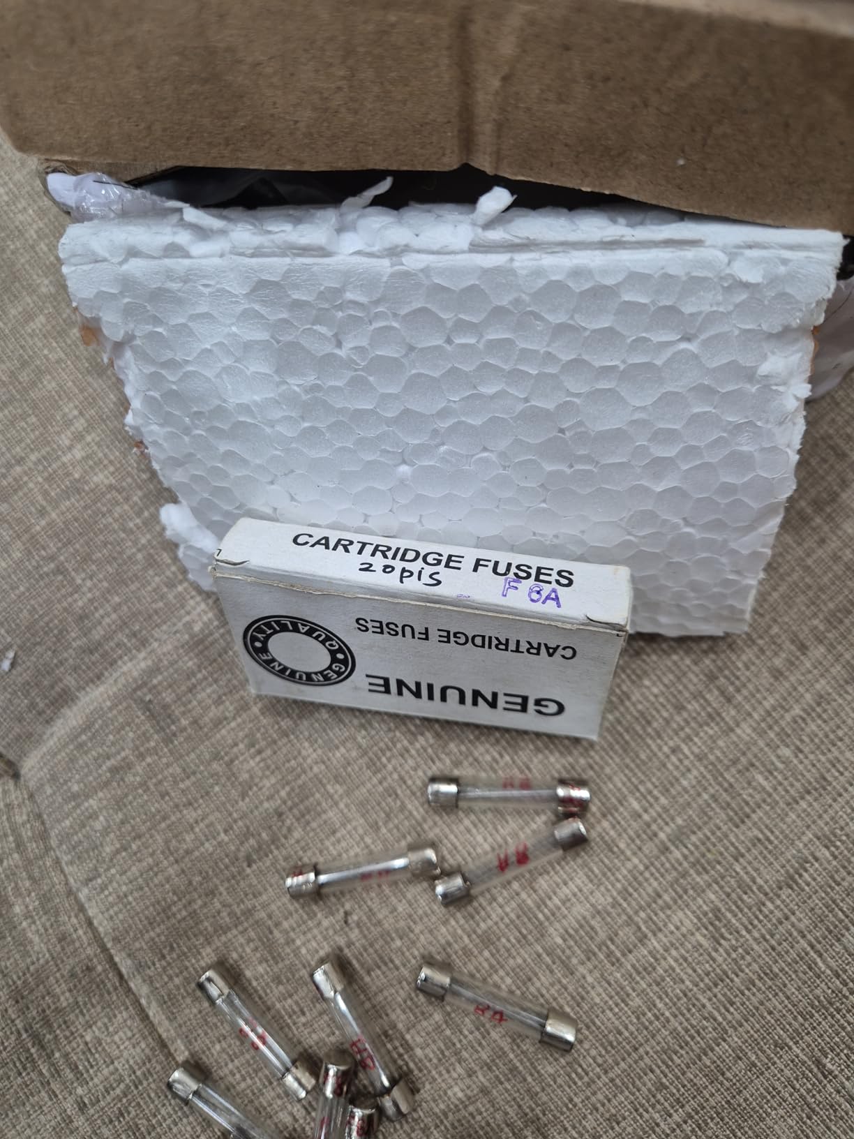 PROTECTRON 6.35X32mm GLASS FUSE/INVERTER FUSE - 8A (Pack of 10 ...