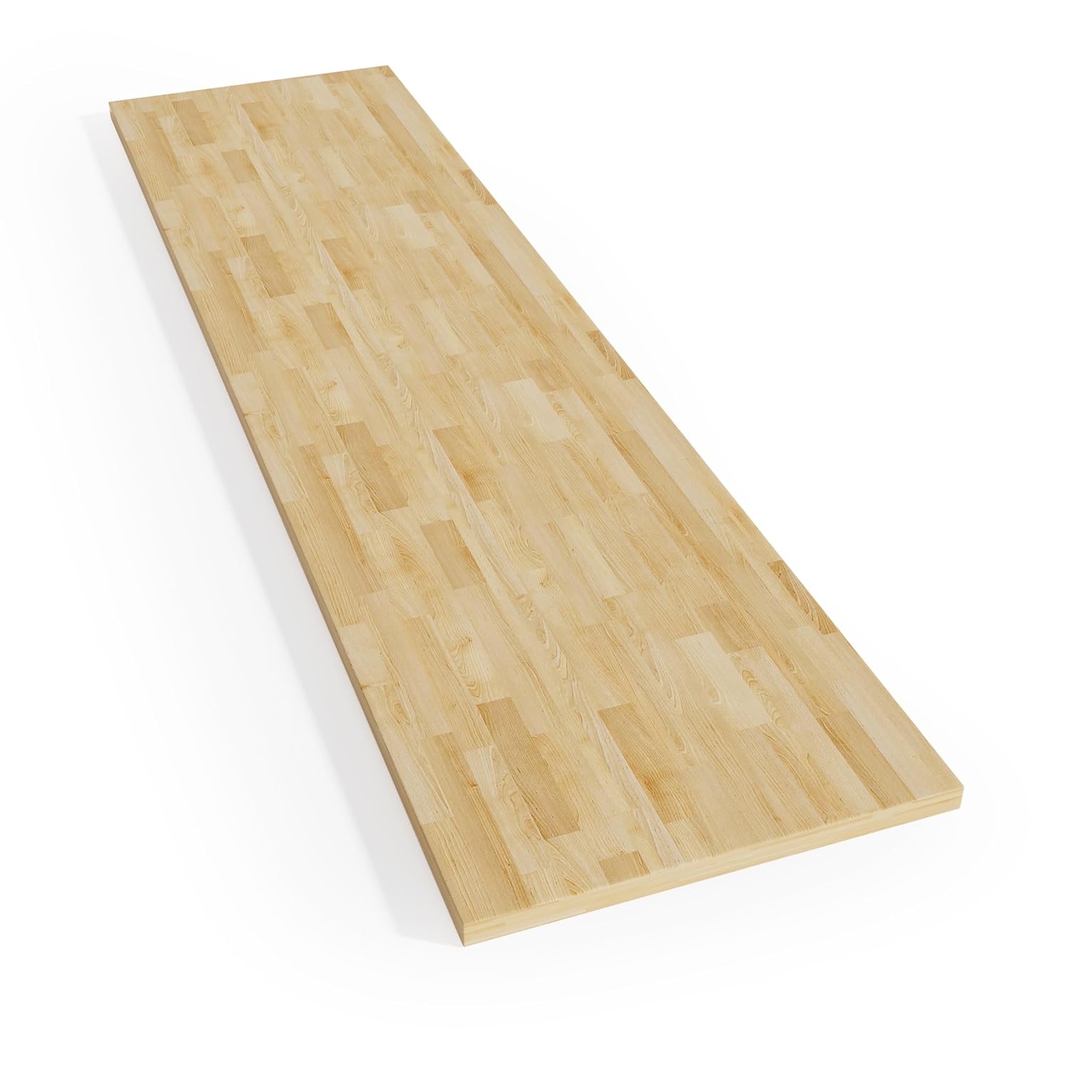 Amazon.com: Solid Wood Butcher Block Countertop - Unfinished Birch Slab ...