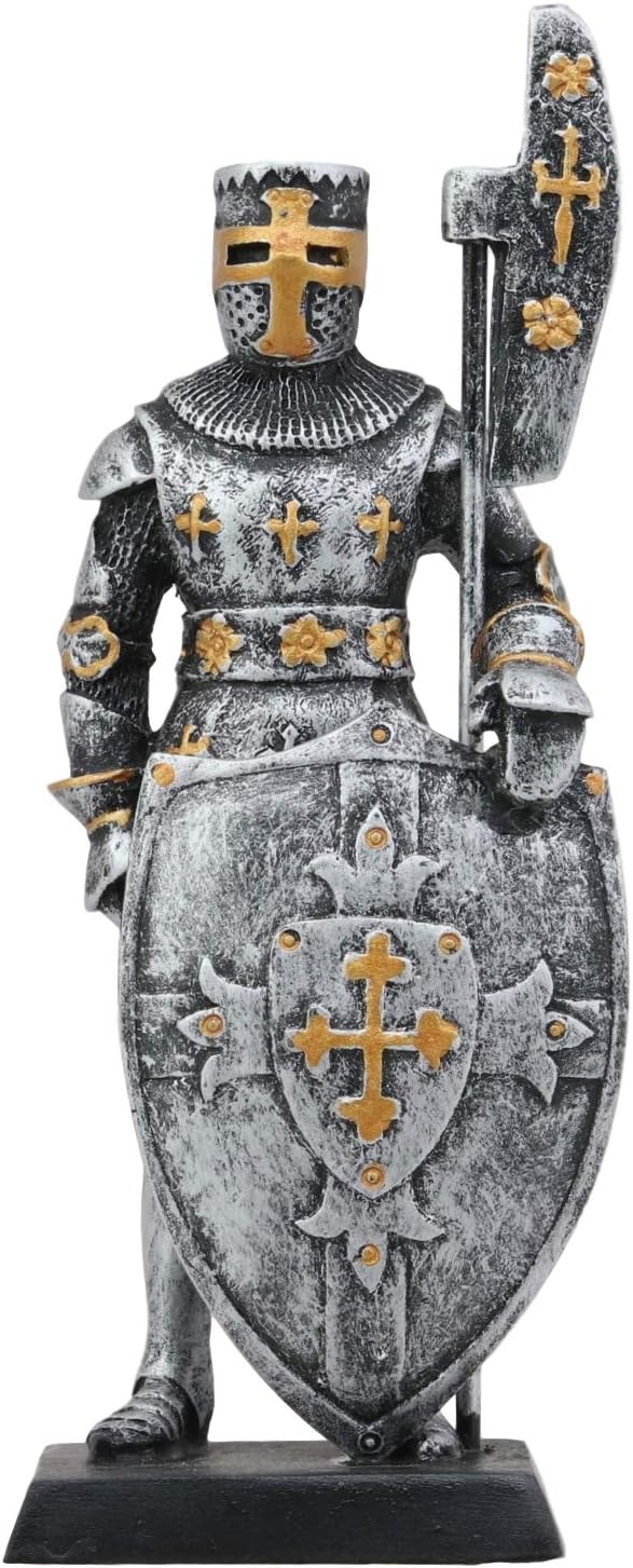 Amazon.com: Ebros Gift Renaissance Medieval Crusader Knight with ...