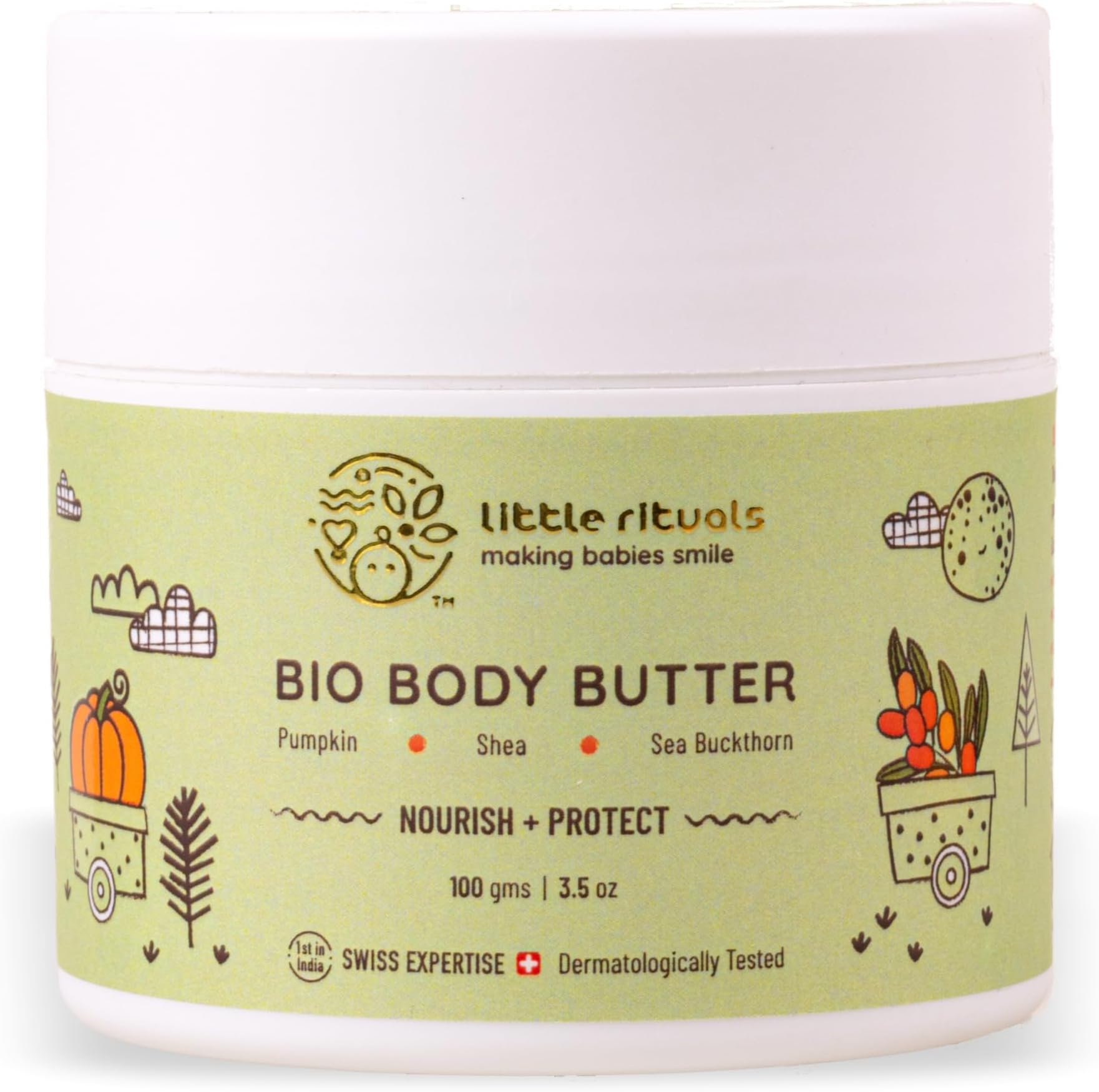 Buy Little Rituals Baby BIO BODY BUTTER - NOURISH+ PROTECT Formulated ...