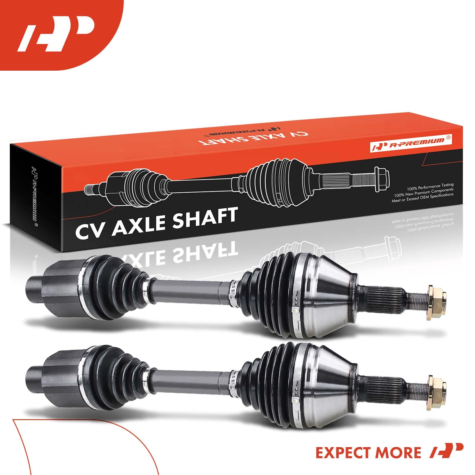 A-Premium Pair (2) Front CV Axle Shaft Assembly Compatible with Ram ...