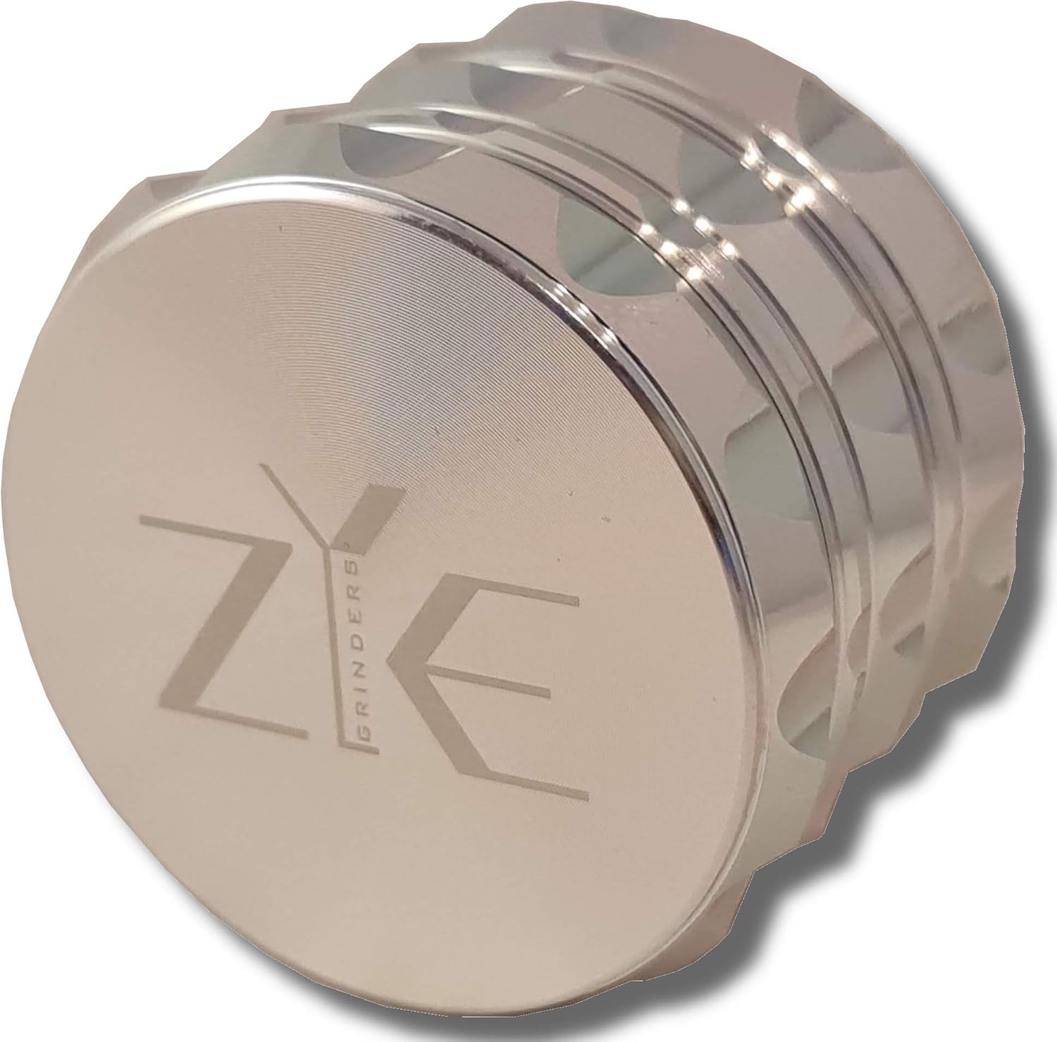 ZYE Herb Grinder – Quality Aluminium w/Ultra Sharp Teeth – Large 2.5" 4 ...