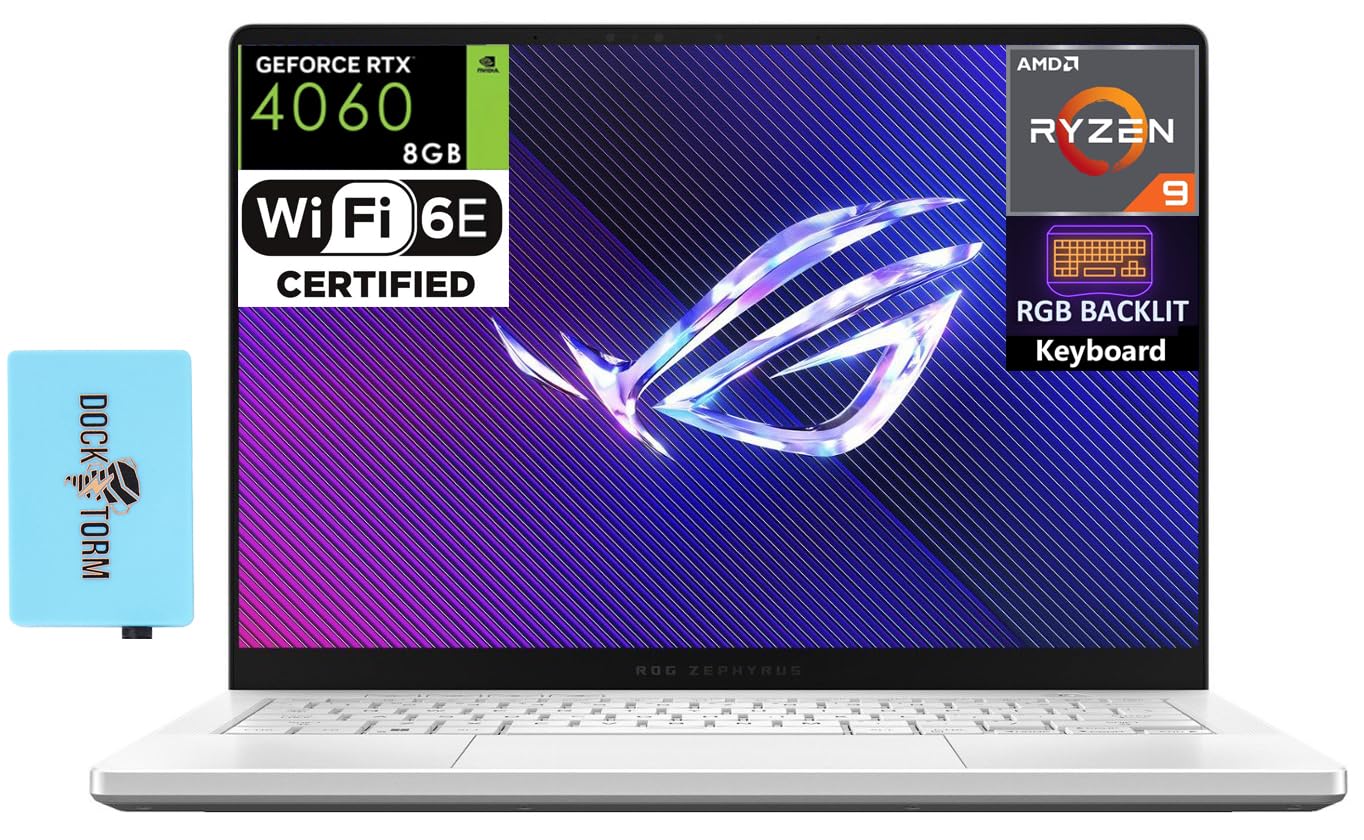 Buy ASUS ROG Zephyrus G14 14.0" OLED 120Hz QHD White Gaming Laptop (AMD ...