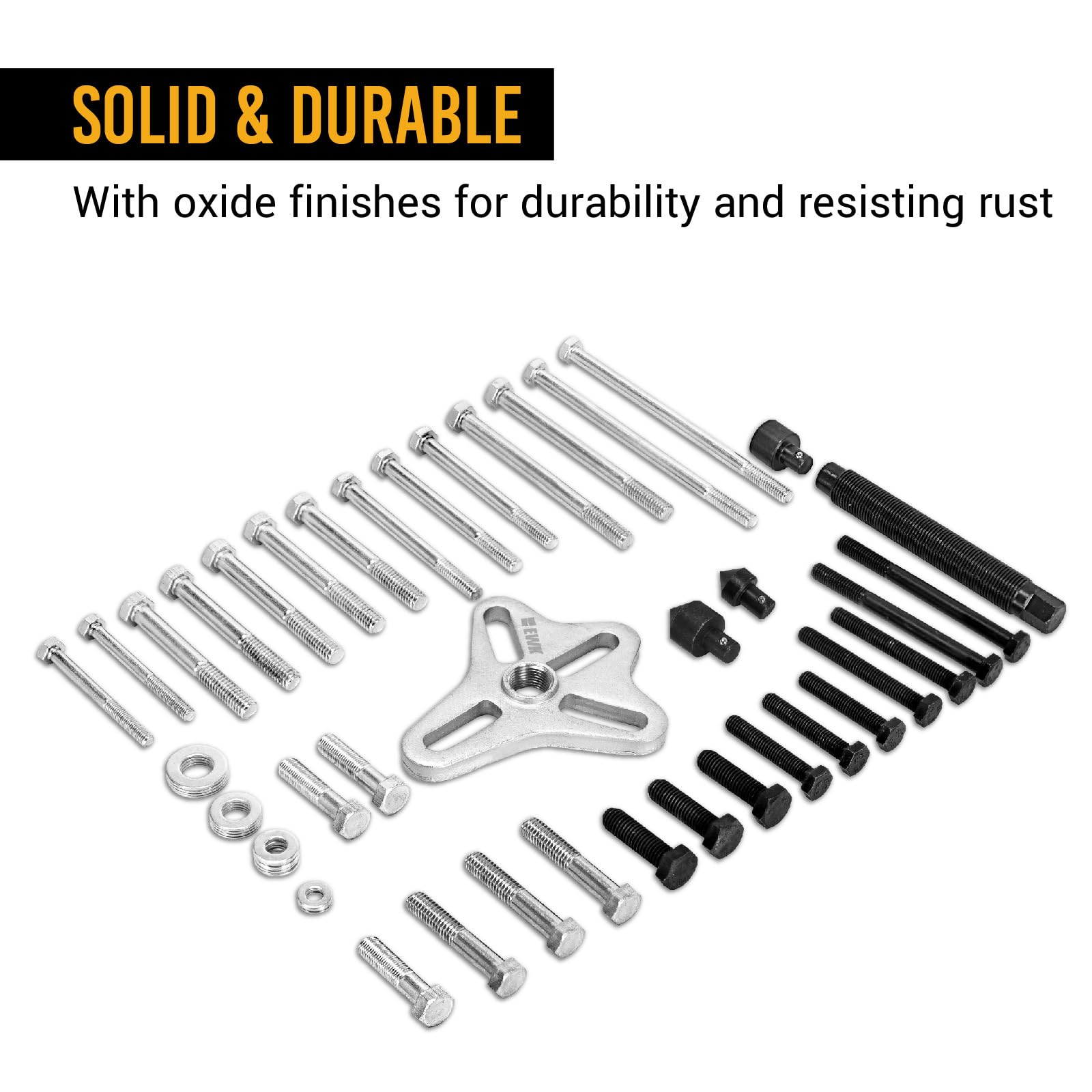 Snapklik.com : 51 Pcs Harmonic Balancer Puller Set, Steering Wheel ...