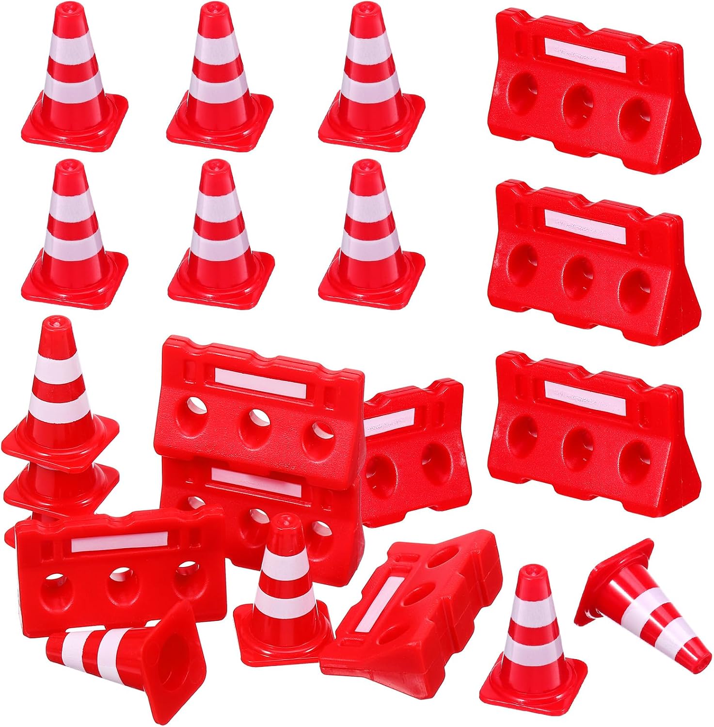 Amazon.com: TOYANDONA 12pcs Construction Traffic Sign Set, Mini Traffic ...
