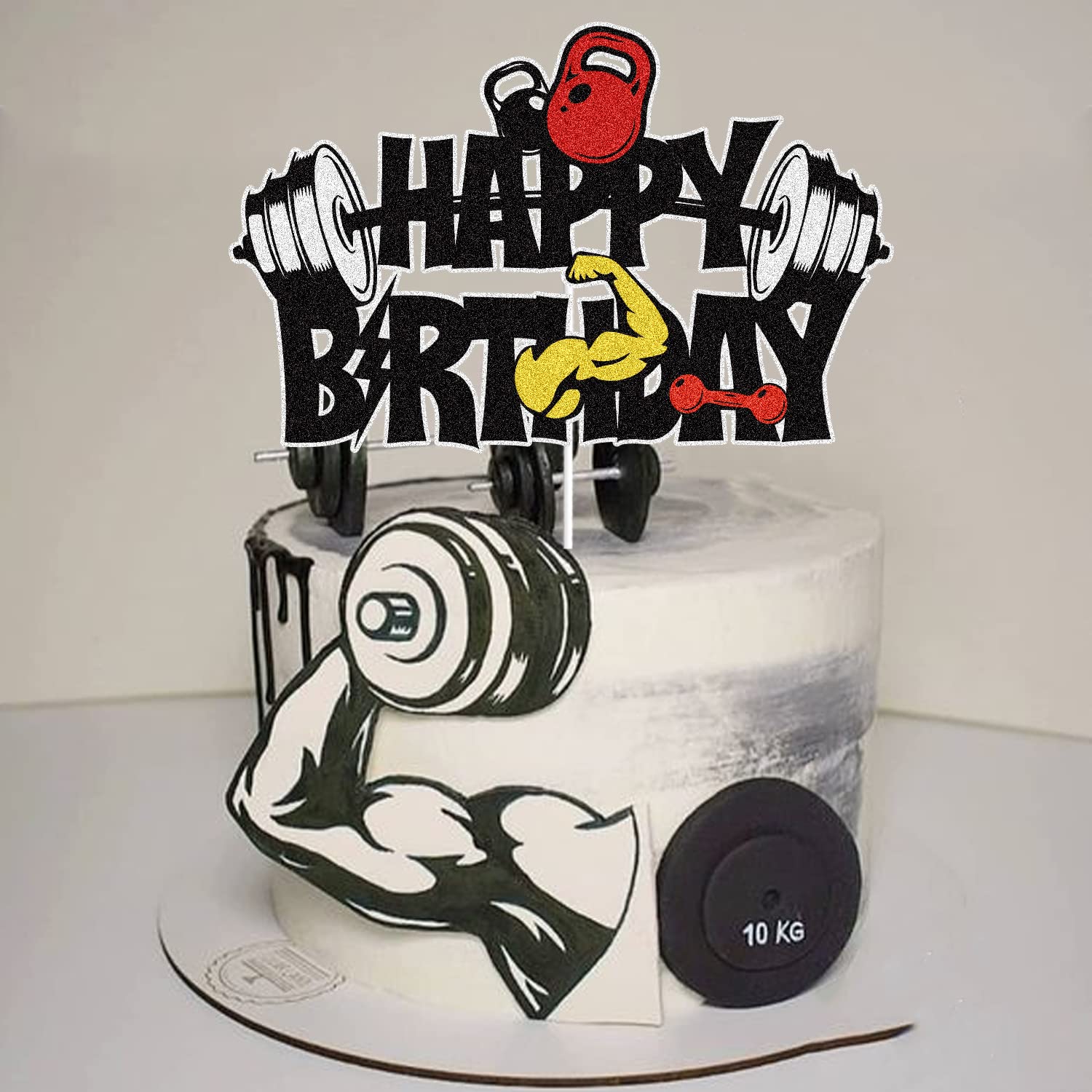 Gym Cake Topper Printable
