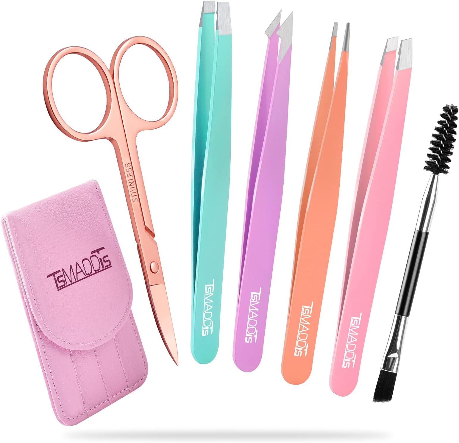 Amazon.com : Pefei Tweezers Set - Professional Stainless Steel Tweezers ...