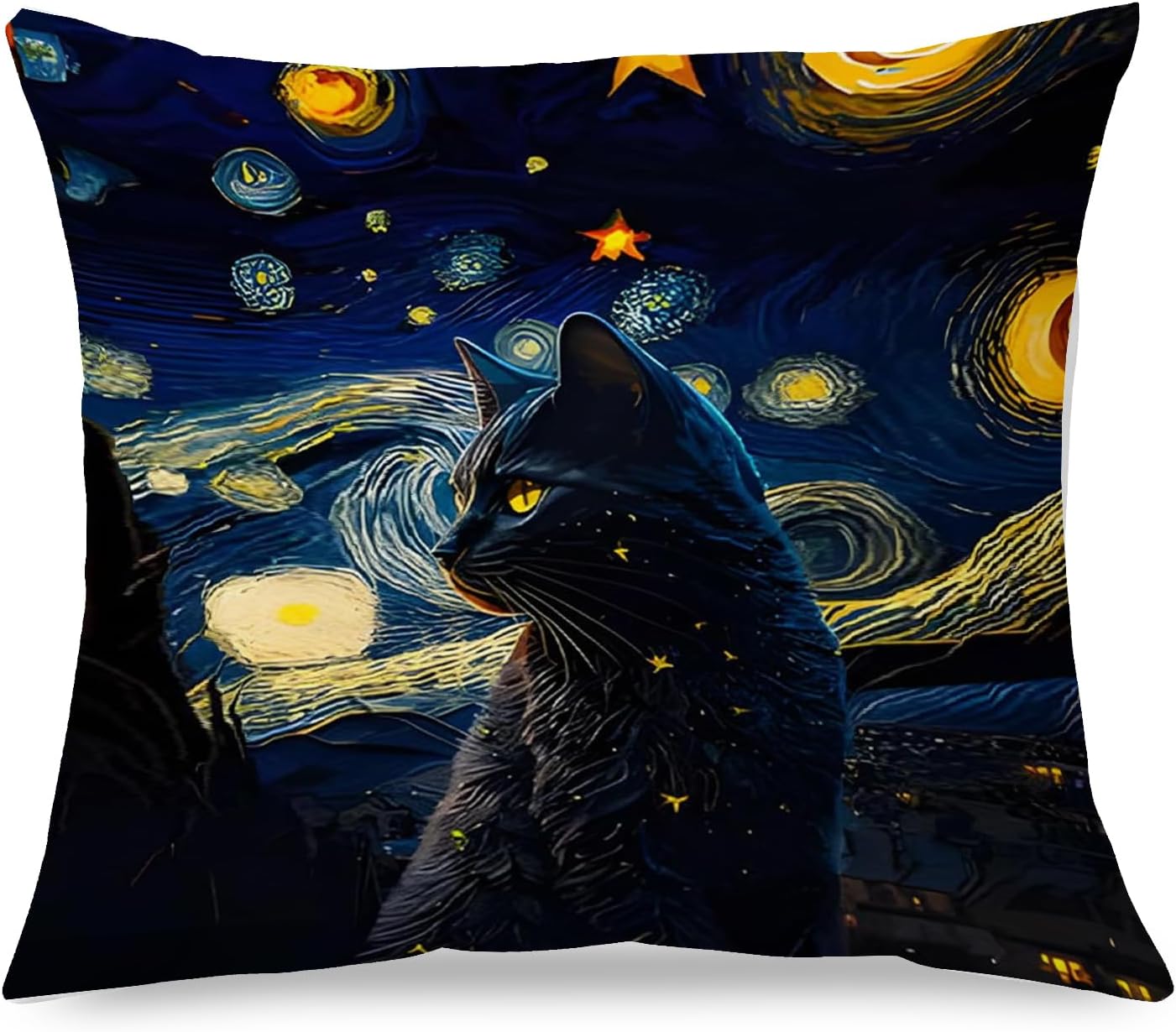 Amazon.com: cat pillow covers, Cat Gifts for Women,Cat Mom Gifts,Cat ...