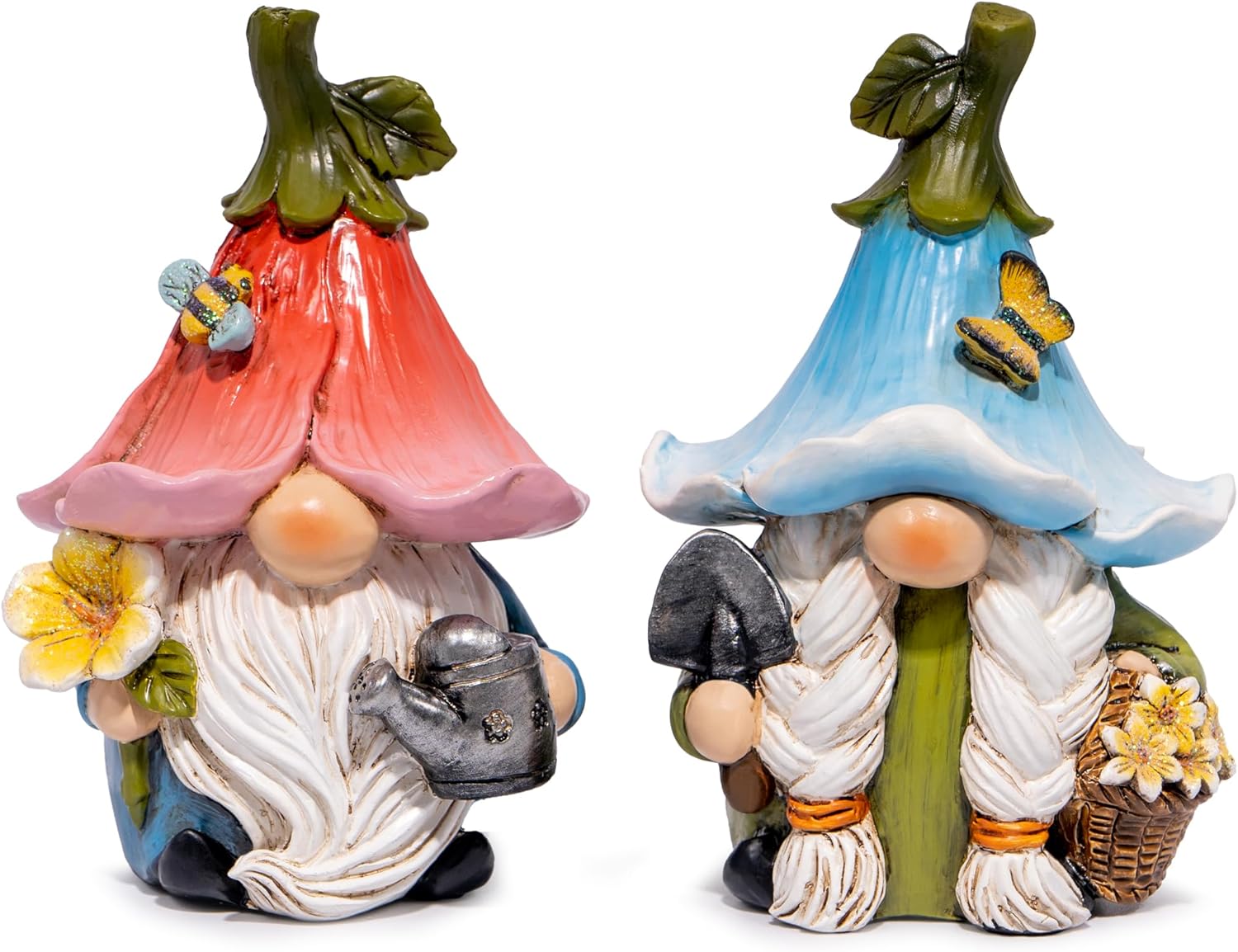 Amazon.com : Hodao Garden Gnome Decorations Handcrafted Outdoor ...