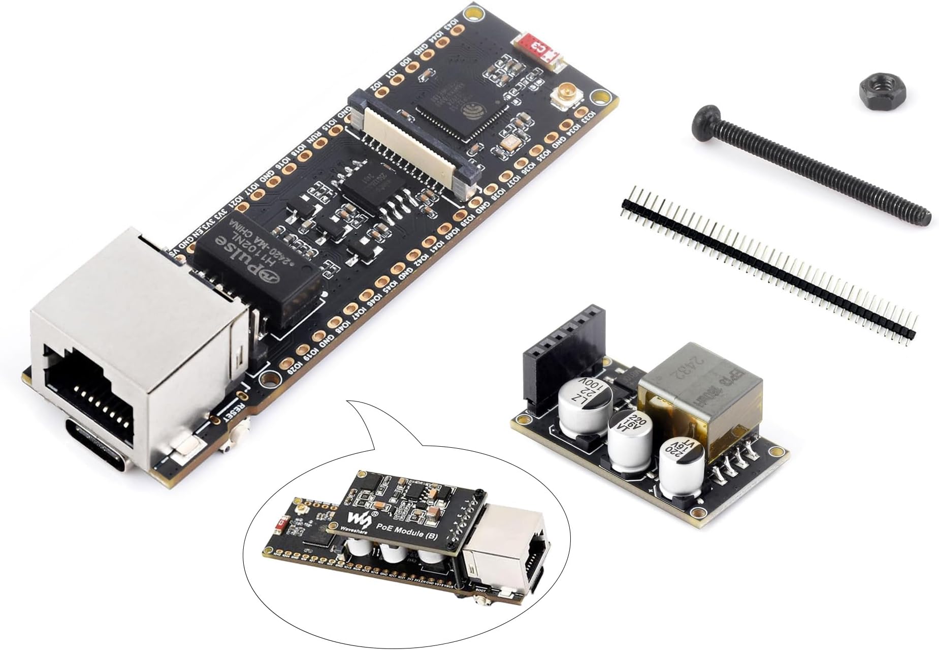 Amazon.com: ESP32-S3 Ethernet Development Board, 10/100Mbps RJ45 ETH ...