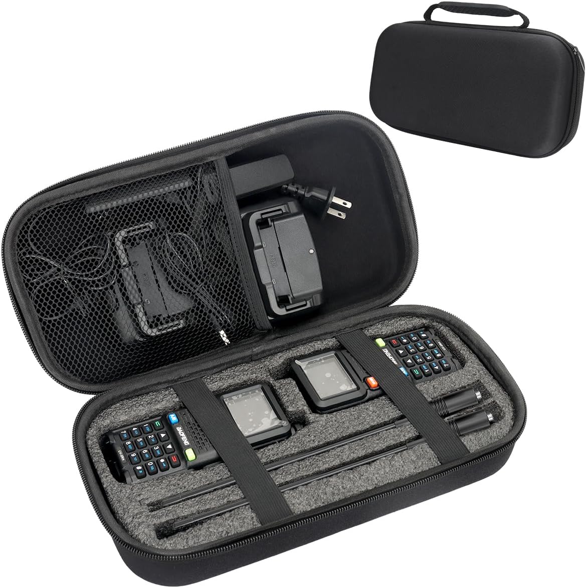 Amazon.com : BAOFENG Walkie Talkie Case Holder Handheld Ham Radios Hard ...