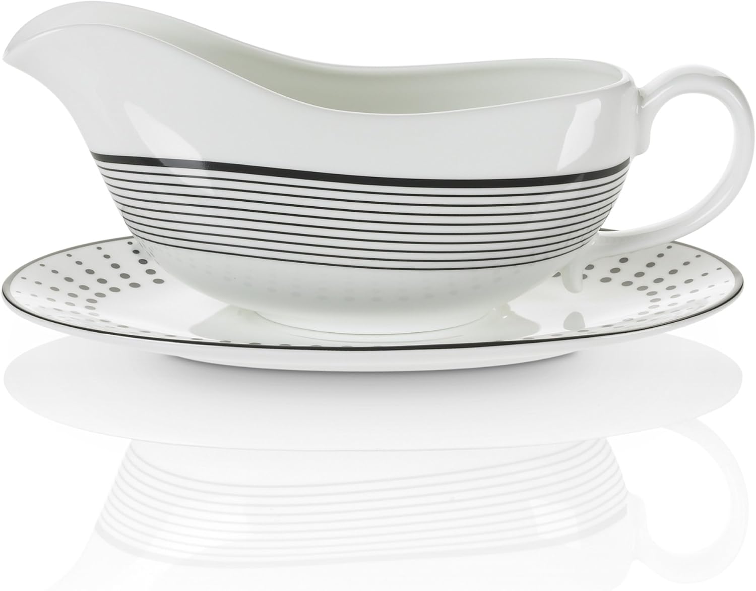 Amazon.com | Mikasa Cheers Gravy Boat and Saucer: Gravy Boat And Stand ...