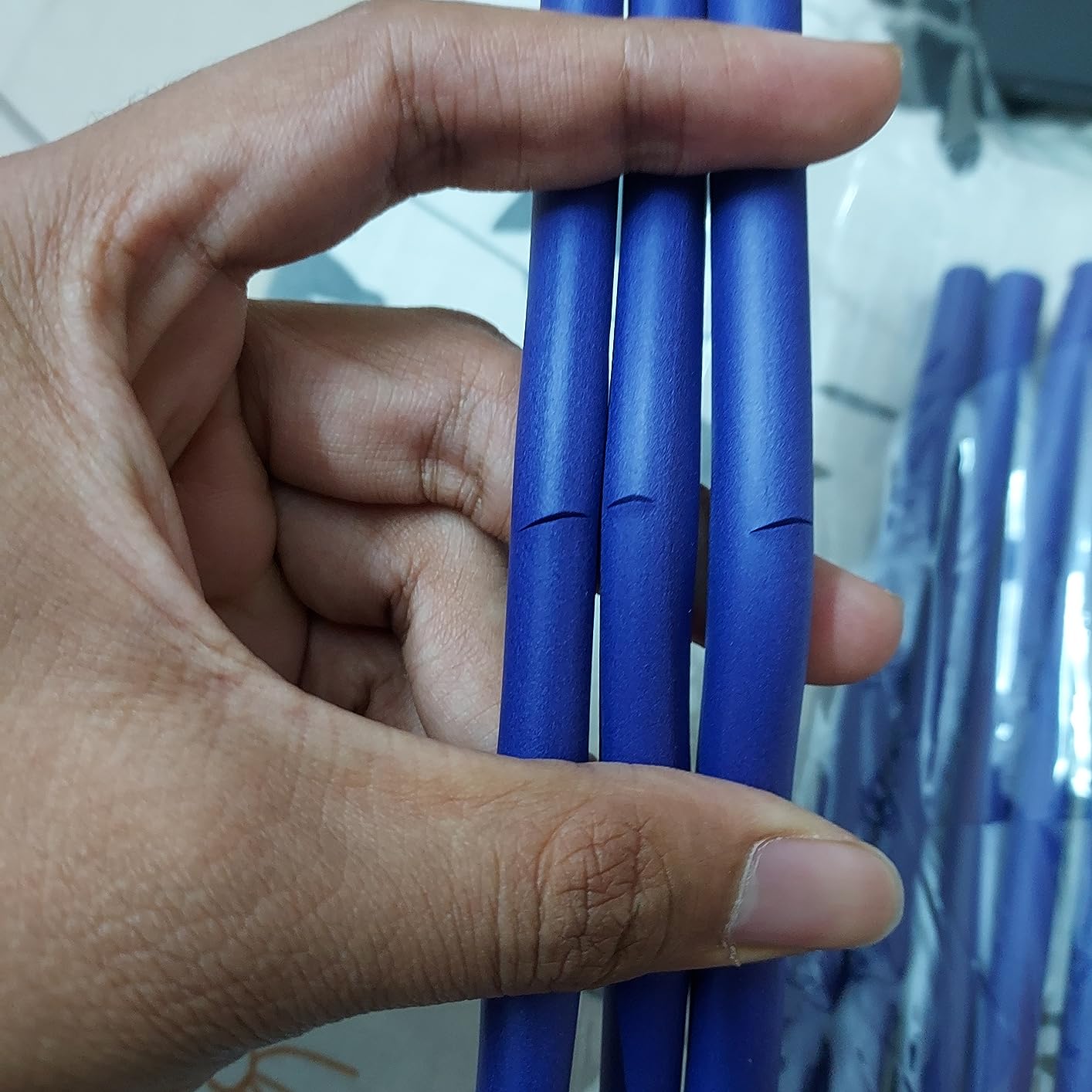 BOLDNYOUNG Hair Flexi Rods | PACK OF 10 | Curlers | Flexible Rods Set ...