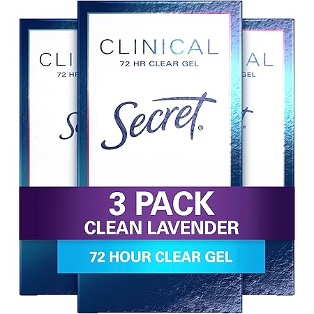 Amazon.com : Secret Clinical Strength Clear Gel Antiperspirant and ...