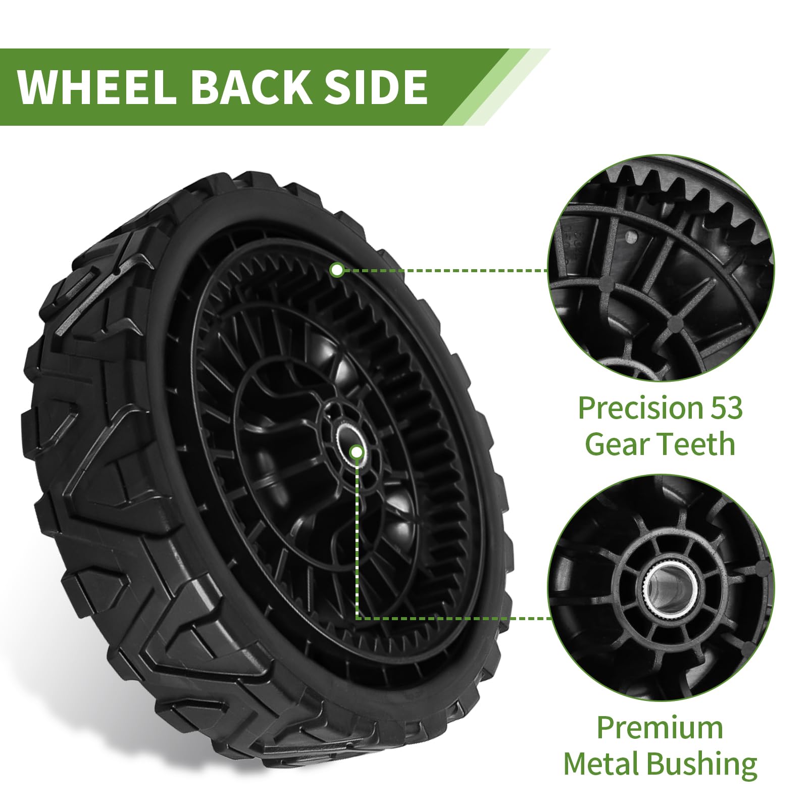 Snapklik.com : 2 Pack 634-05040 Lawn Mower Wheel Replacement For ...