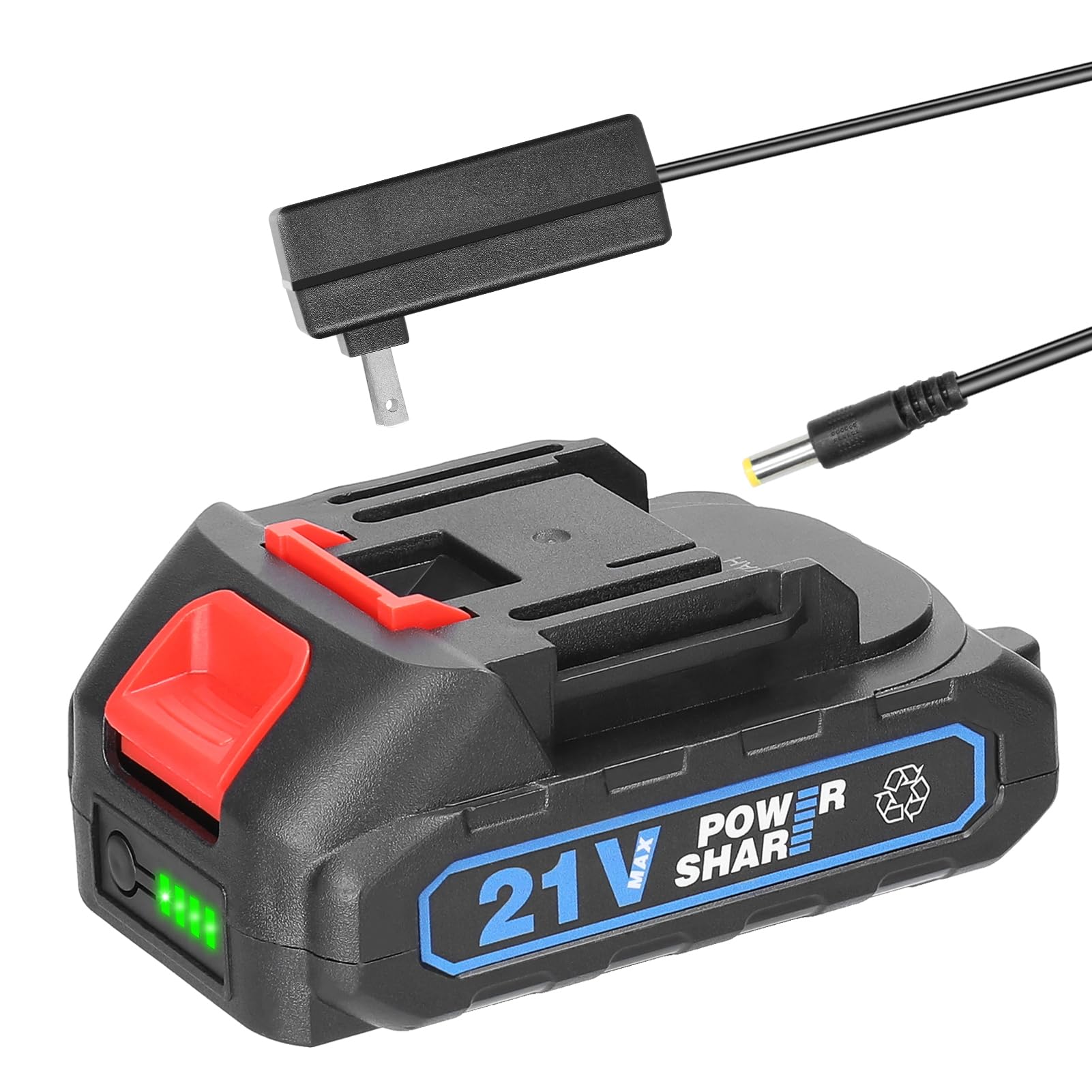 Amazon.com: VISLONE 21V Rechargeable Lithium Battery and Battery ...