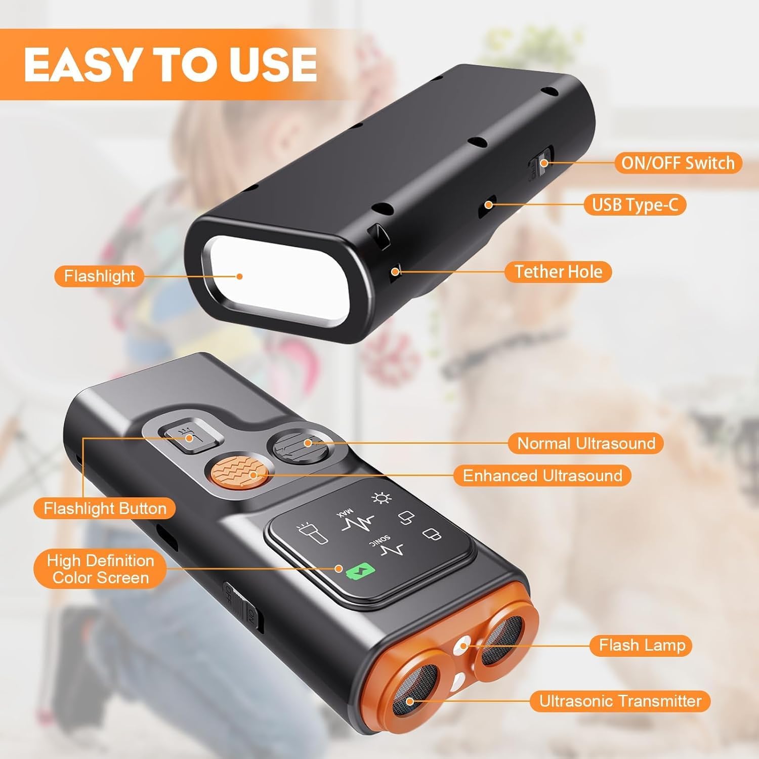 Silencer MAX Dog Barking Collar 2025 Rechargeable Ultrasonic Dog Bark ...