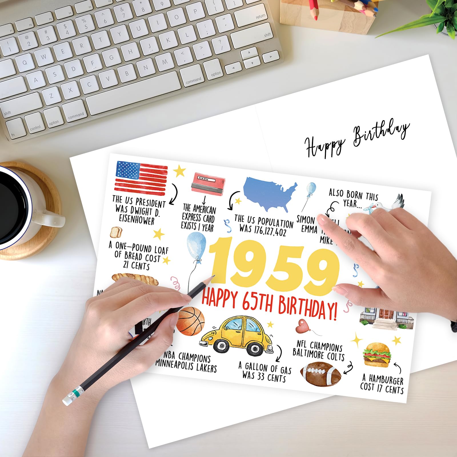 Snapklik.com : Unique 65th Birthday Card For Women Men, Funny 65th ...
