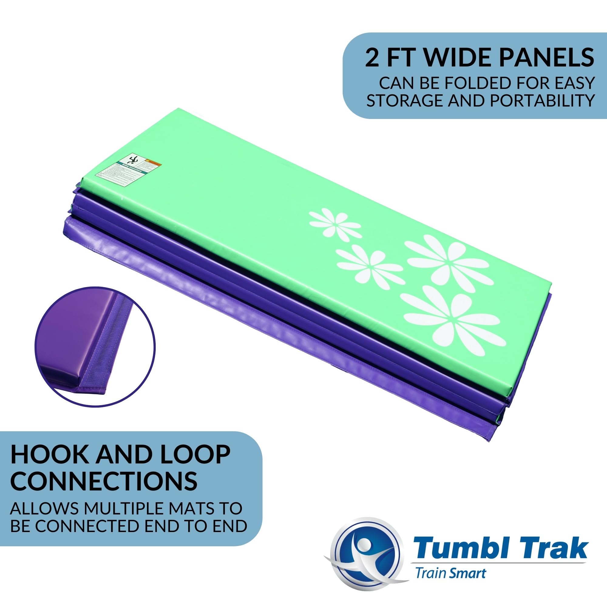 Snapklik.com : Tumbl Trak Gymnastics Folding Tumbling Panel Mat