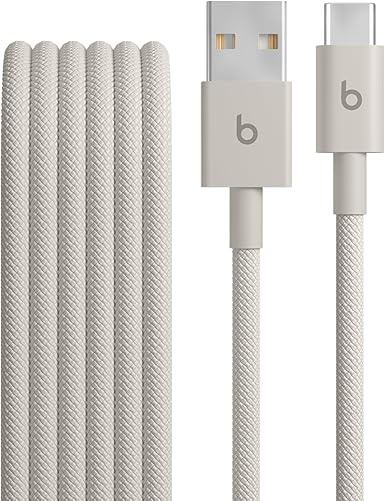 Amazon.com: Beats USB-A to USB-C Woven Cable Fast Charging Durable and ...