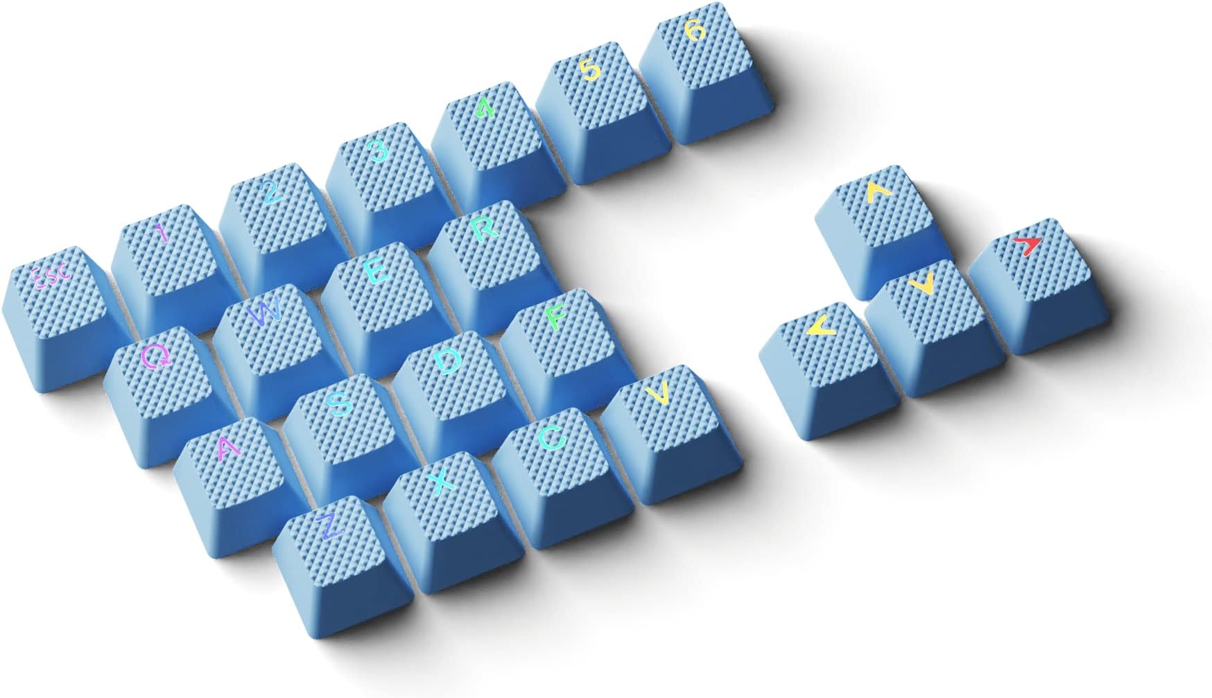 Amazon.com: HK Gaming Rubber Keycaps Set | Anti-Slip Texture ...